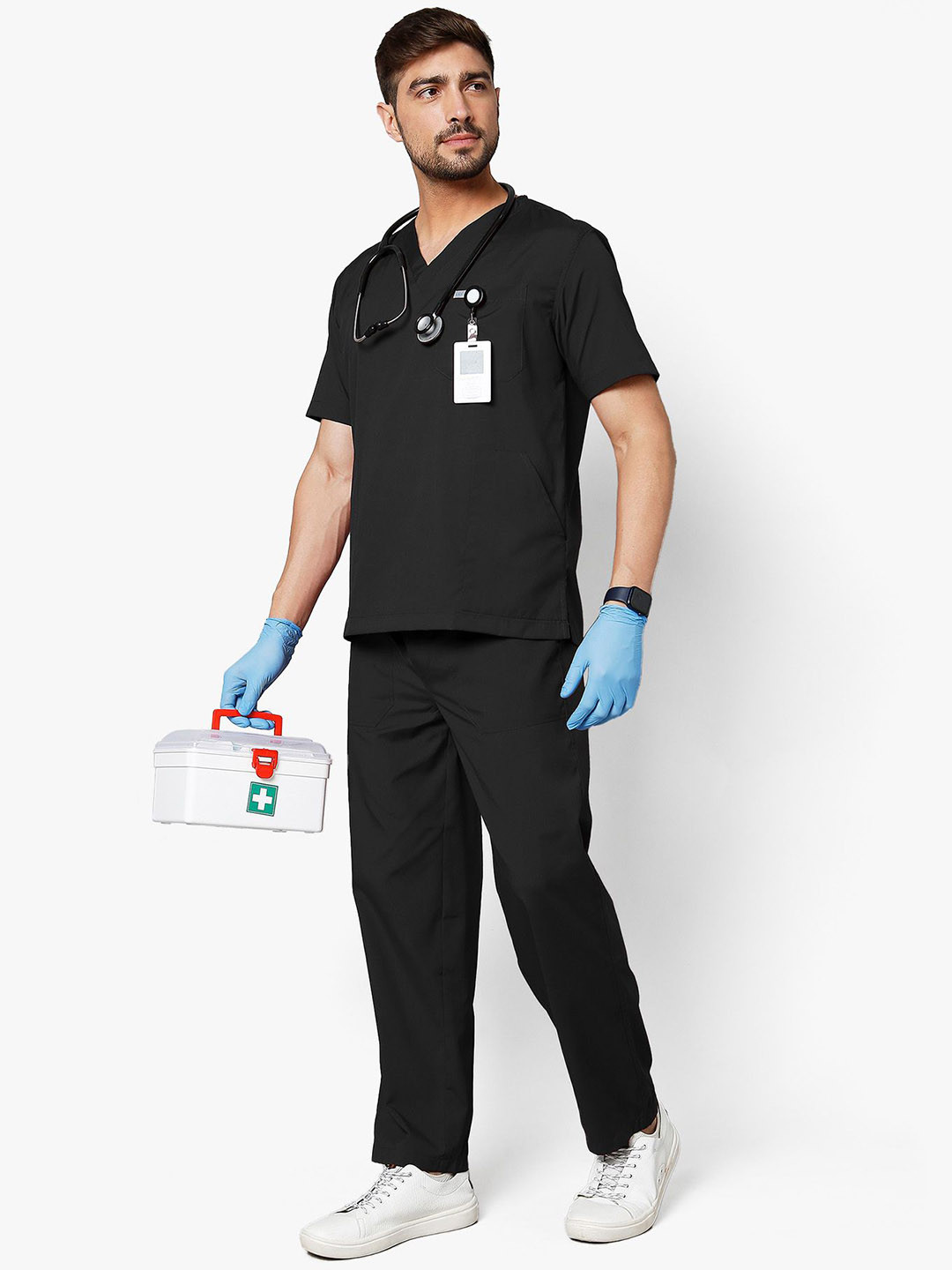Buy KNYA Men Doctors Active Scrub Suits - Suits for Men 31331435 | Myntra