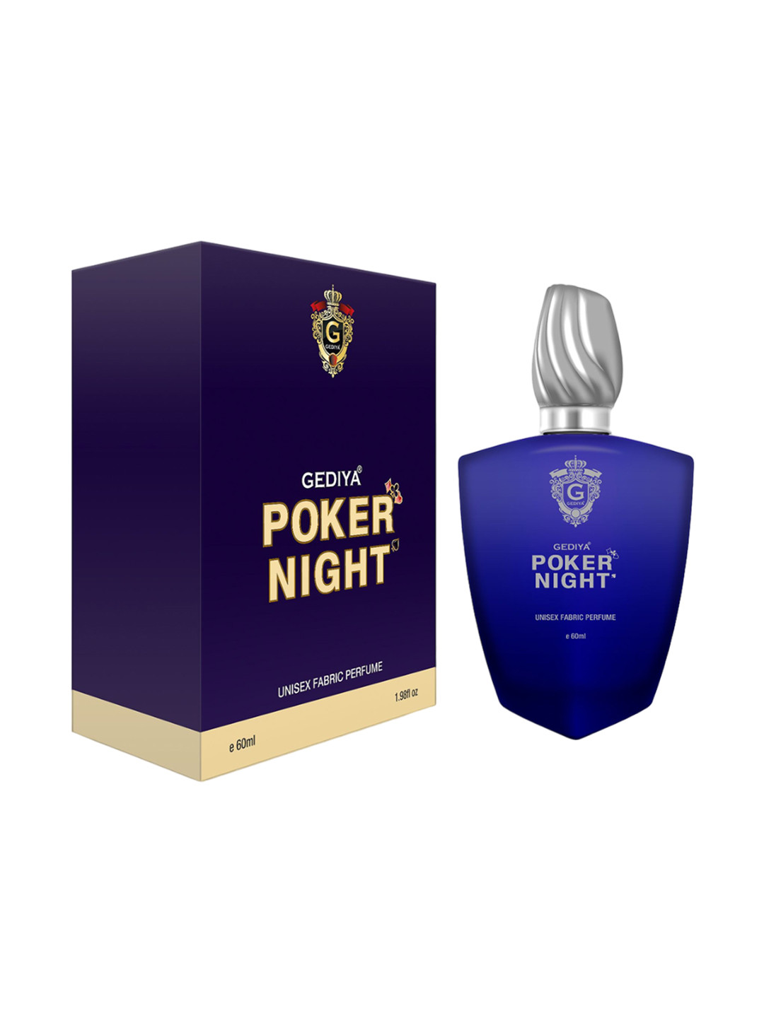 Buy GEDIYA Poker Night Long Lasting Eau De Parfum 60ml - Perfume for ...