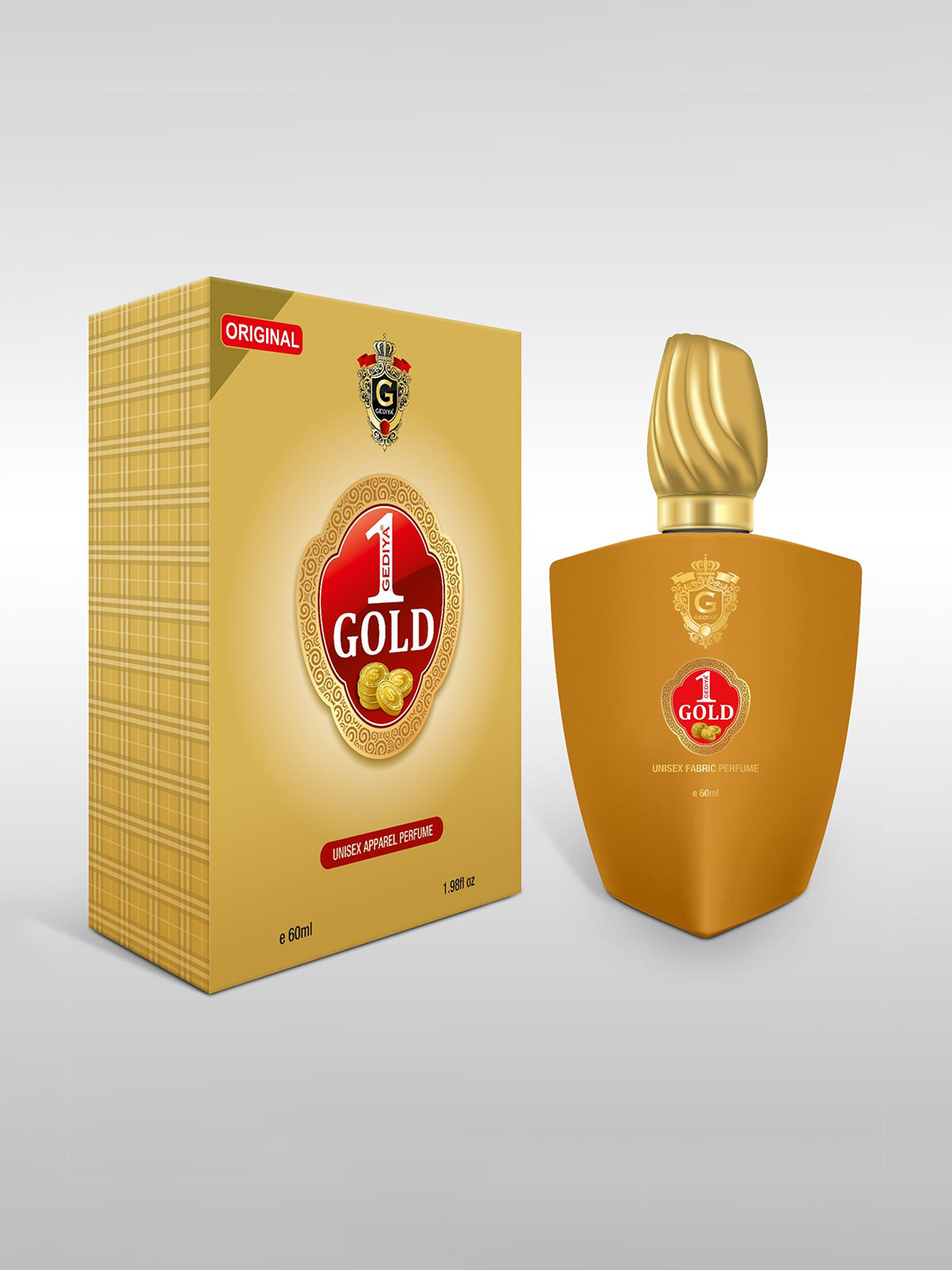 Buy GEDIYA 1 Gold Long Lasting Eau De Parfum 60ml - Perfume for Unisex ...