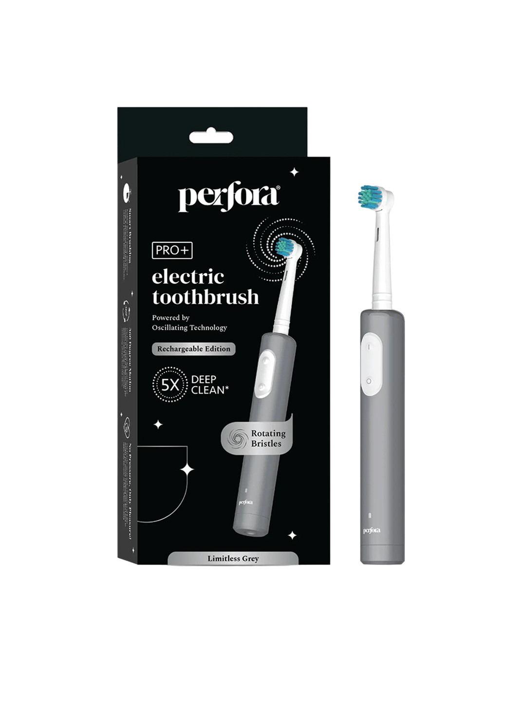 Buy Perfora PRO+ Oscillating Electric Toothbrush 5 X Deep Cleaning ...
