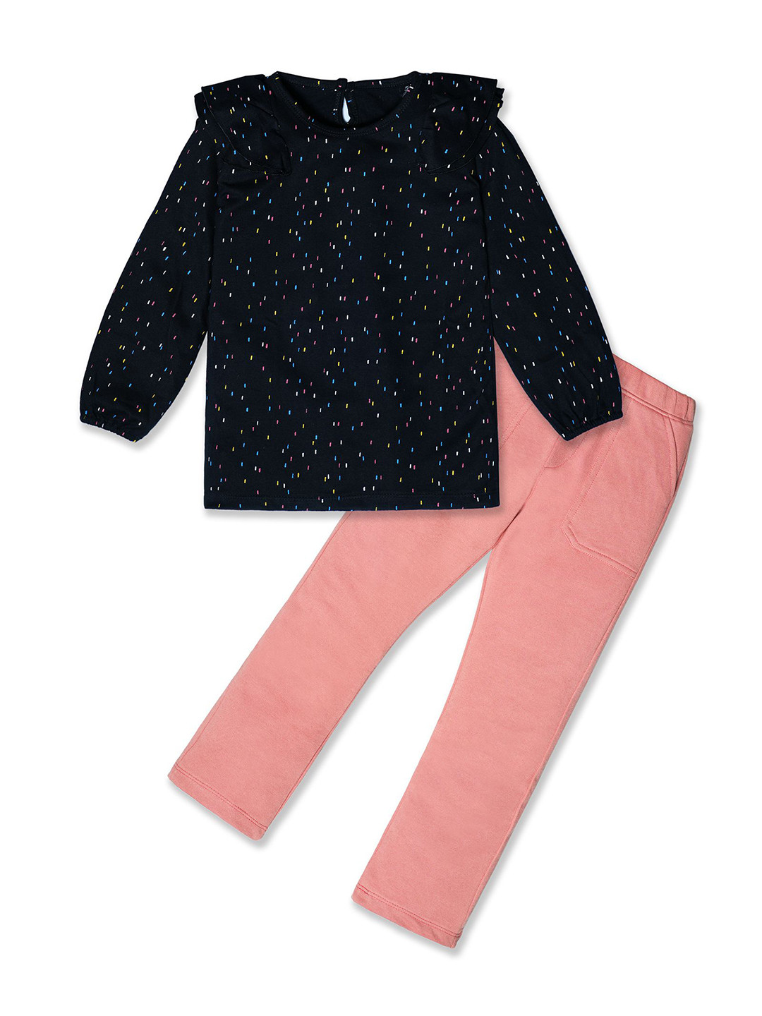 Buy Nino Togs Girls Printed Cotton Top With Trousers - Clothing Set for ...