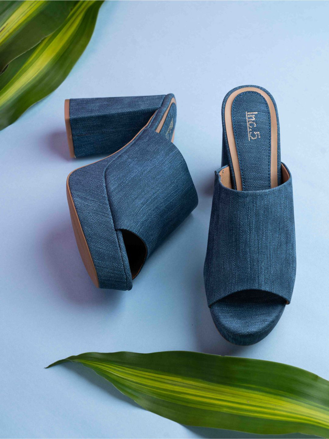 Buy Inc 5 Women Platform Mules Round Toe Heels - Heels for Women ...