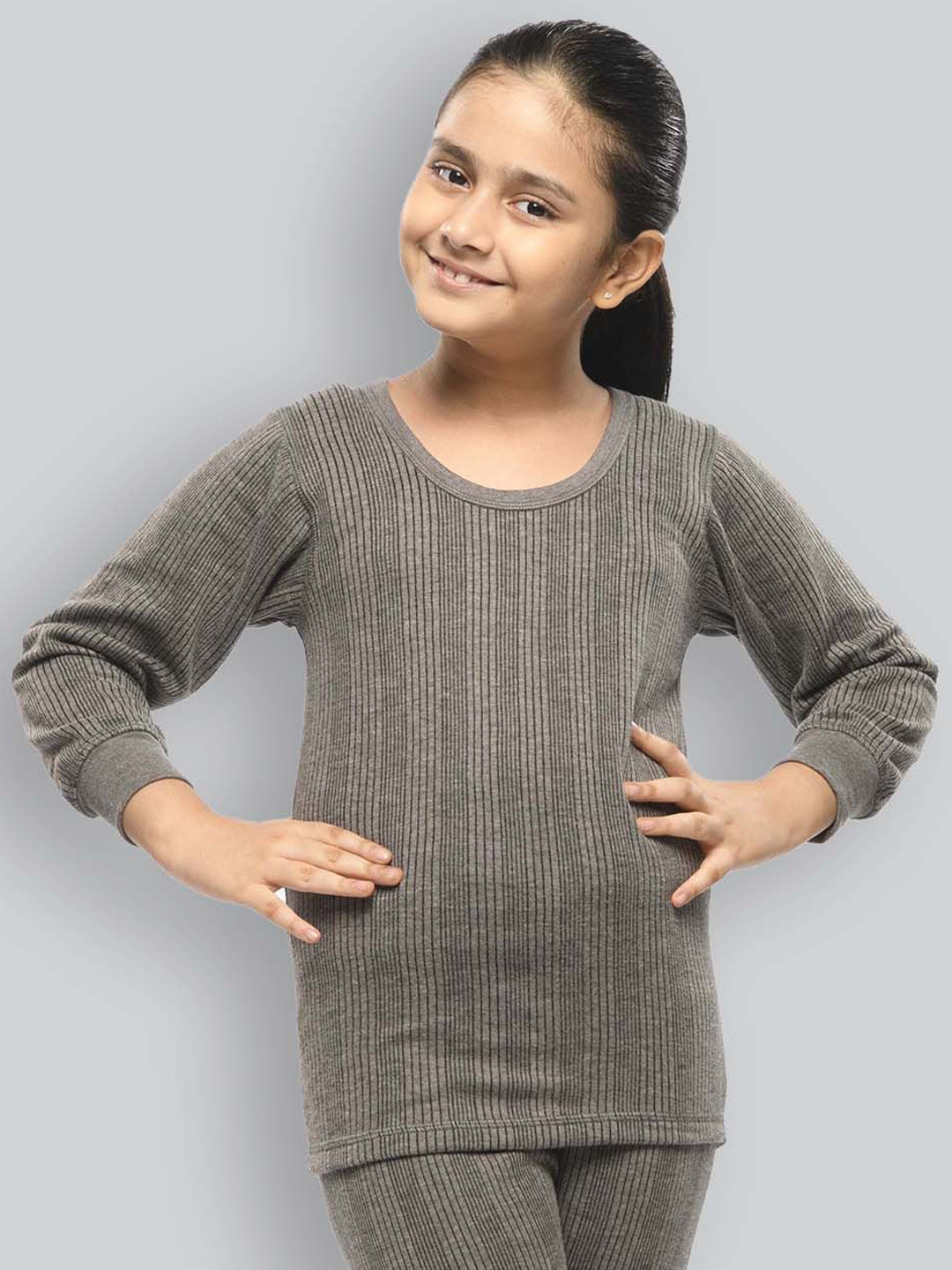 Buy INFERNO Girls Striped Cotton Thermal Tops - Thermal Tops for Girls ...