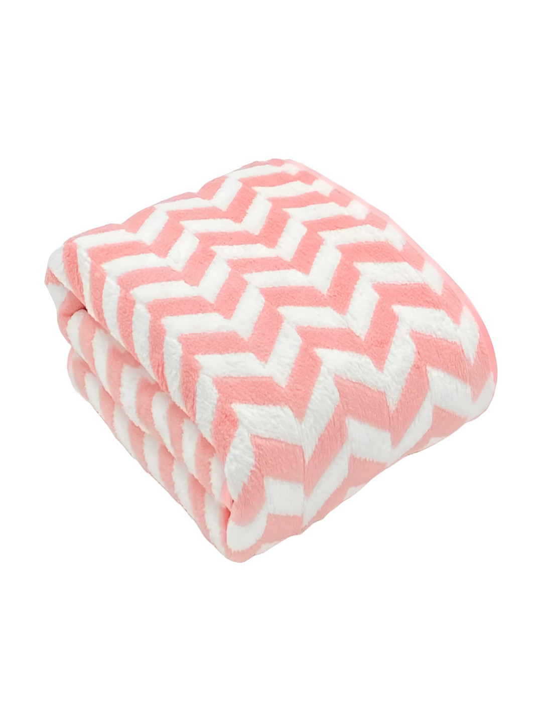 Buy Tundwal's Pink & White Striped Super Soft Microfiber 400 GSM Bath ...