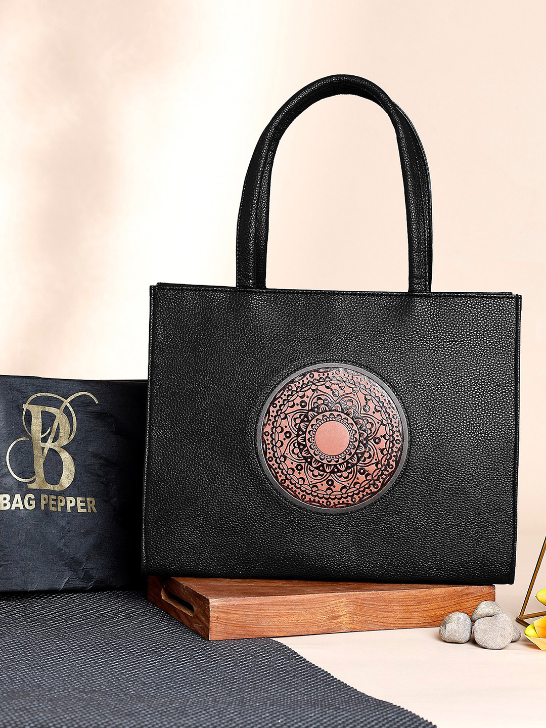 Buy Bag Pepper Women Textured Structured Shoulder Bag - Handbags for ...