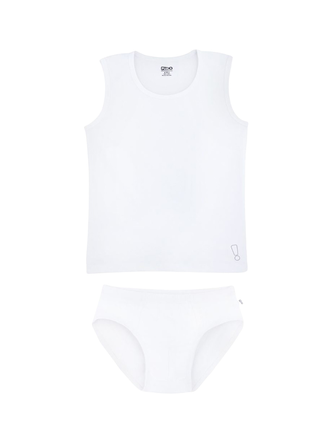 Buy You Got Plan B Boys Cotton Undershirt Vest With Briefs - Innerwear ...