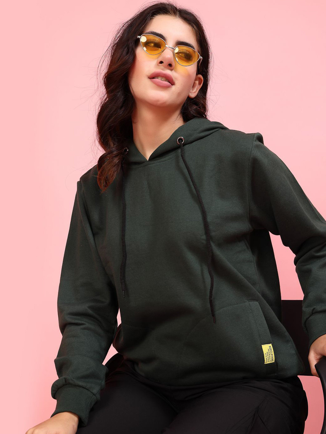 Buy Rigo Women Cotton Hooded Sweatshirt - Sweatshirts for Women ...