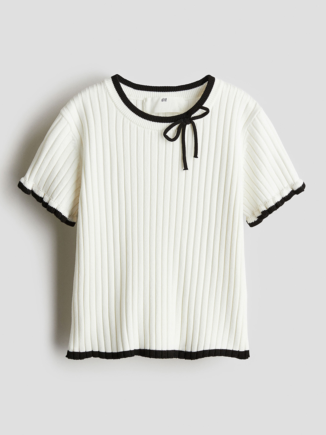 Buy H&M Infant Girls Rib Knit Top - Tops for Girls 31385258 | Myntra