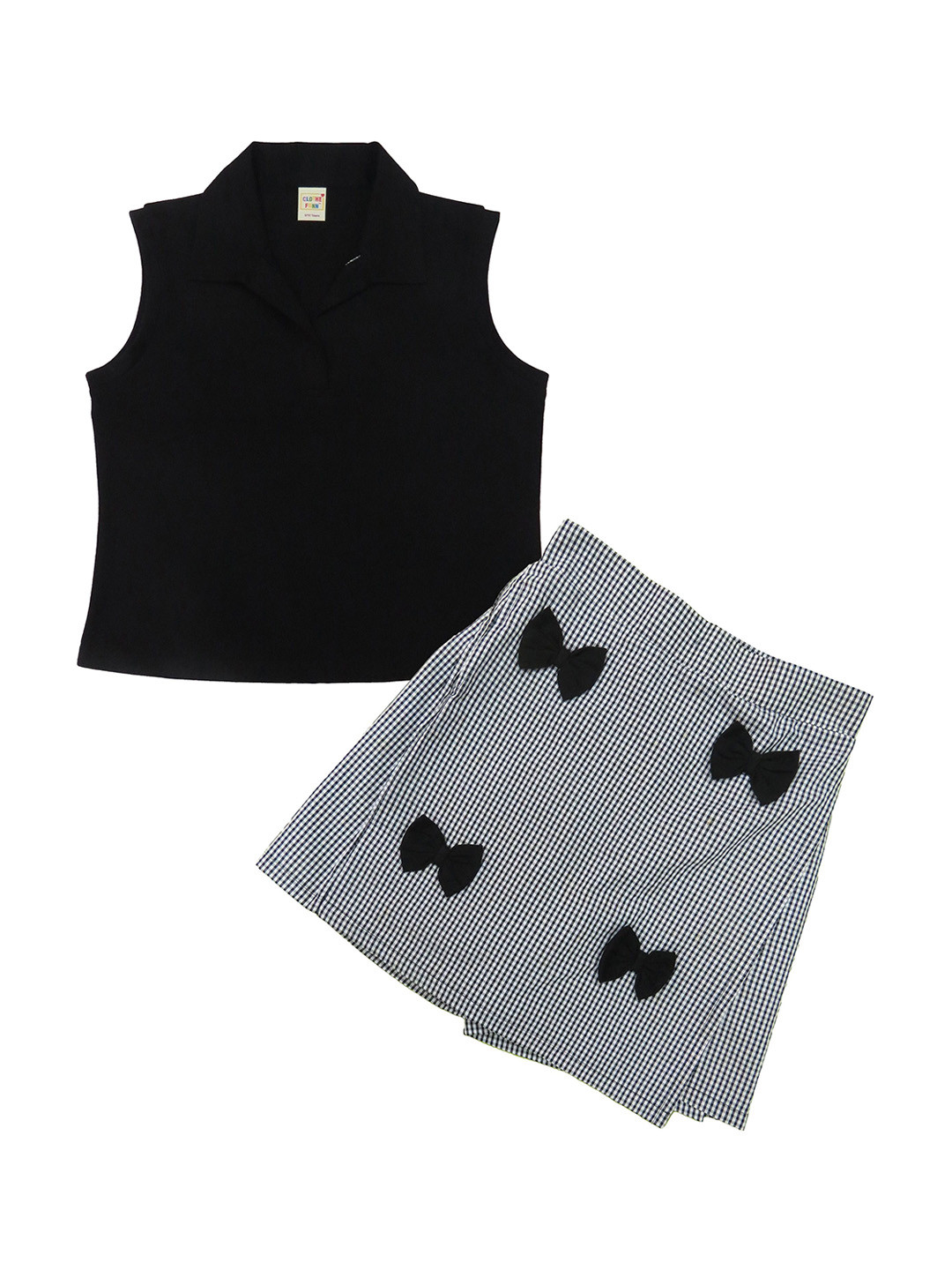 Buy Clothe Funn Girls Pure Cotton Top With Skirt - Clothing Set for ...