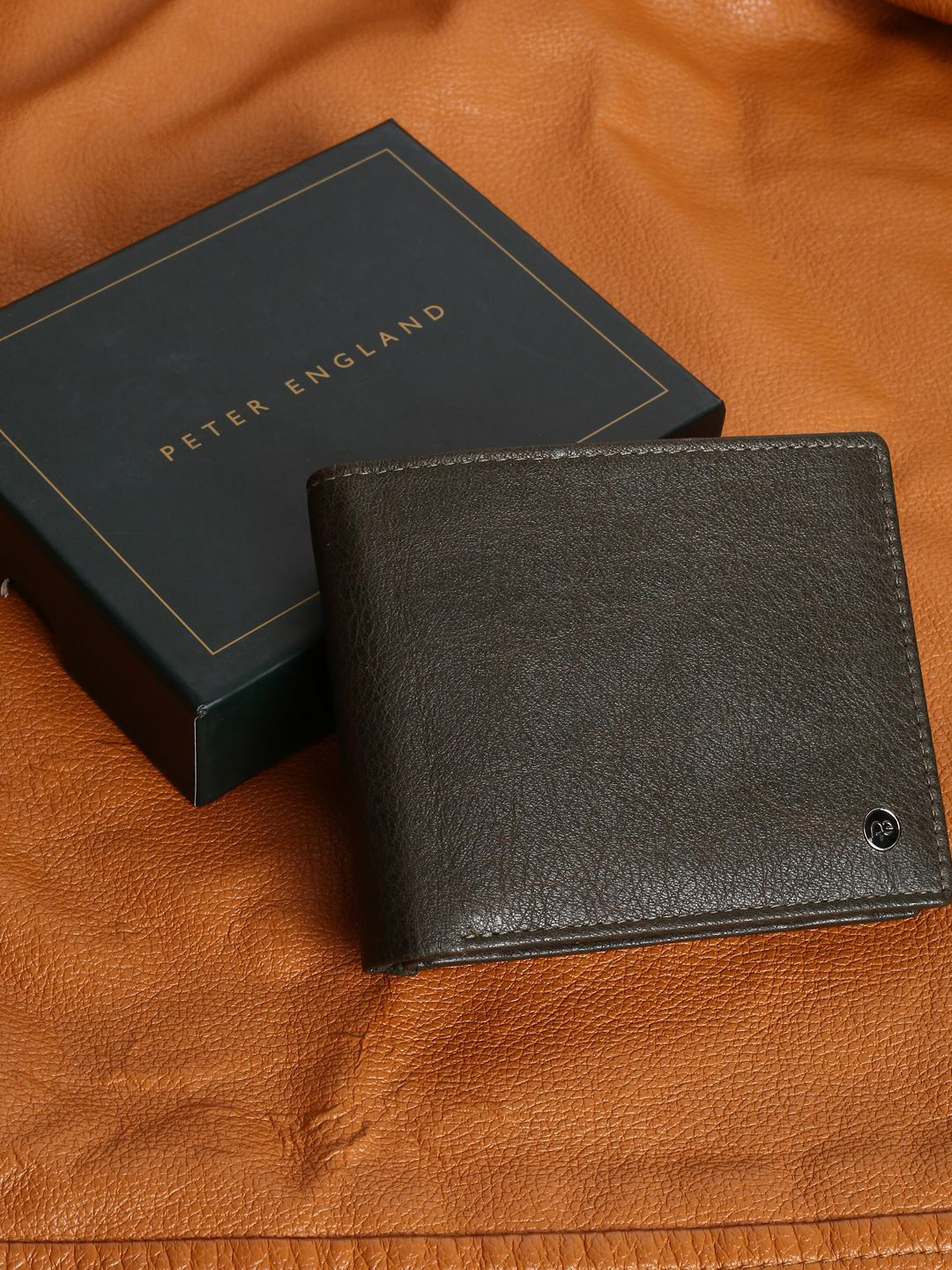 Buy Peter England Men Leather Two Fold Wallet - Wallets for Men ...