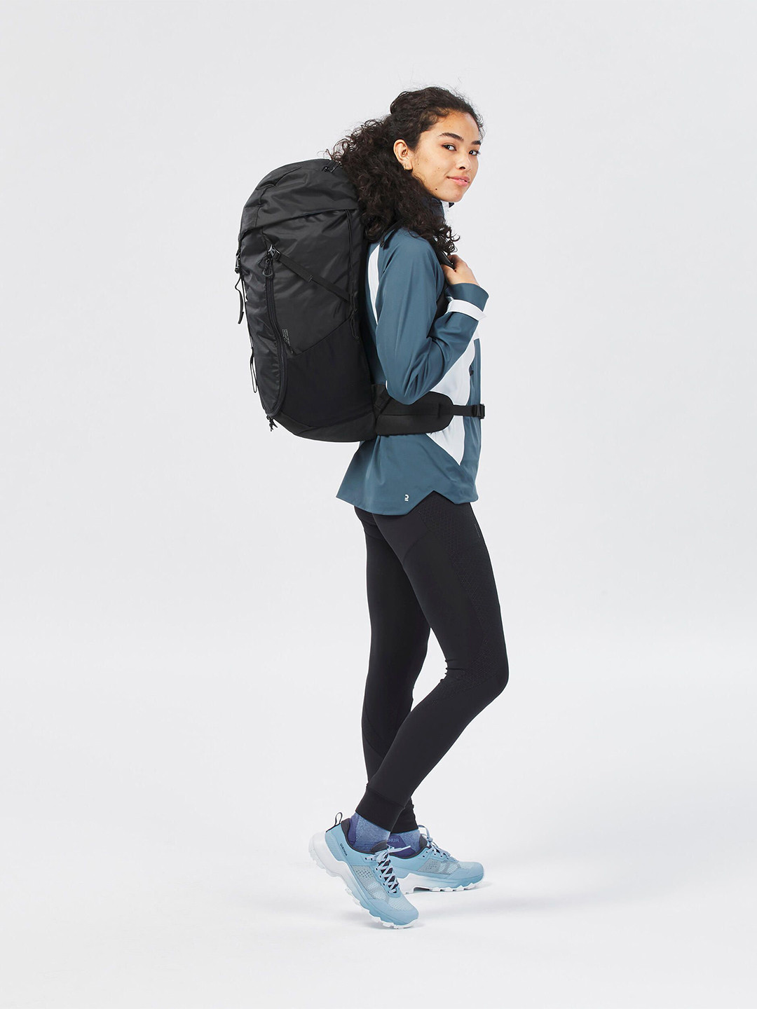 Buy Quechua By Decathlon Black 35L Mountain Hiking Backpack - Backpacks ...