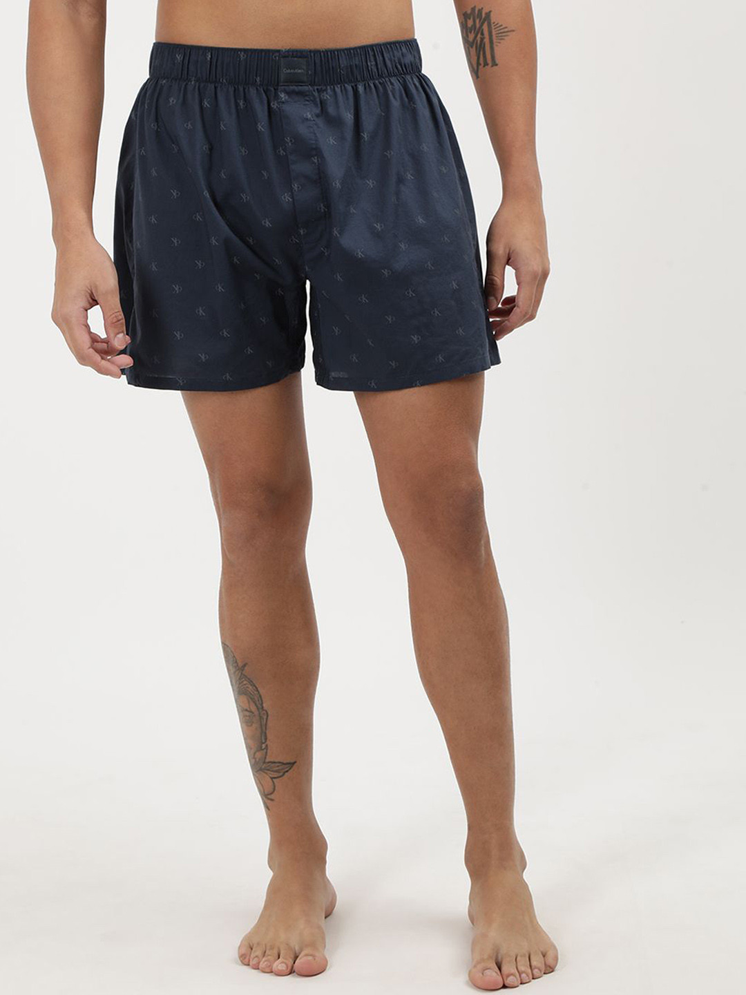 Buy Calvin Klein Underwear Printed Pure Cotton Boxer NM2693QP2 DIAMOND ...