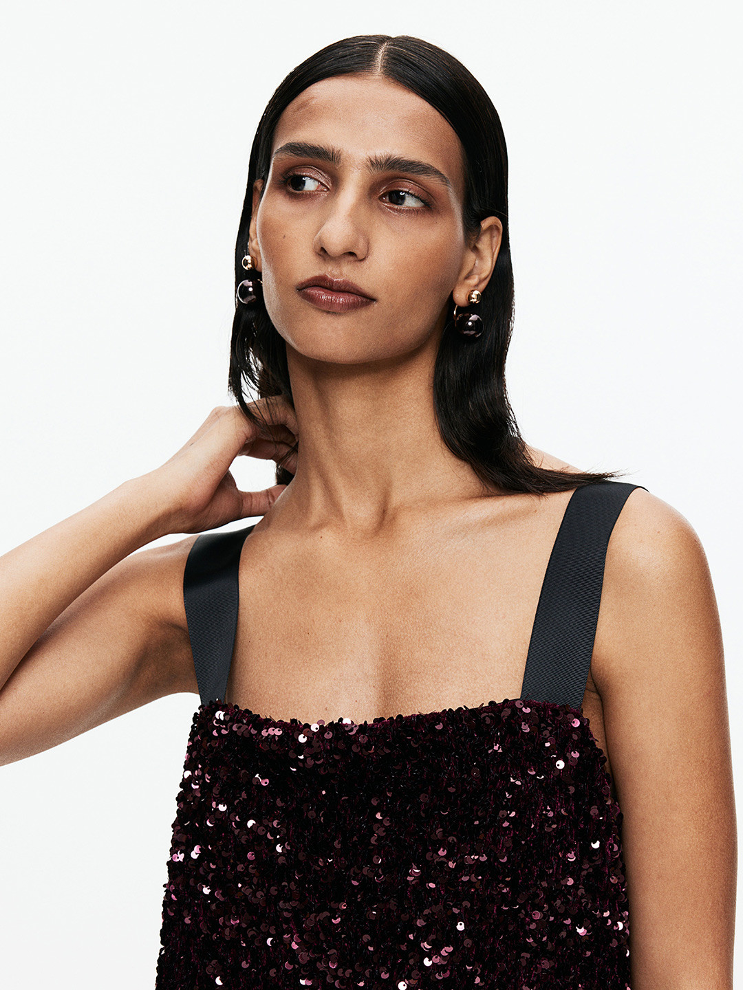 Buy H&M Women Sequined Mini Dress - Dresses for Women 31387675 | Myntra