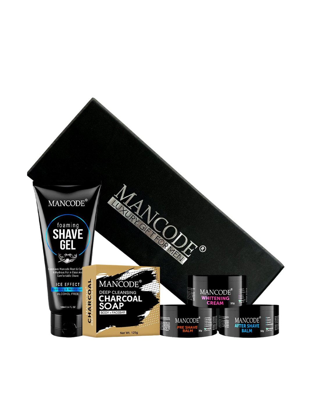 Buy MANCODE Set Of 5 Ultimate Shaving Kit - Grooming Gift Set for Men 31402998 | Myntra