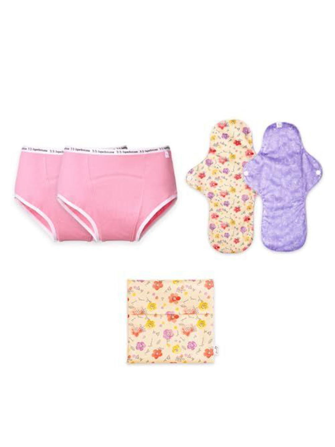 Buy SuperBottoms Pack Of 2 Max Absorb Period Underwear High Waist Leak ...