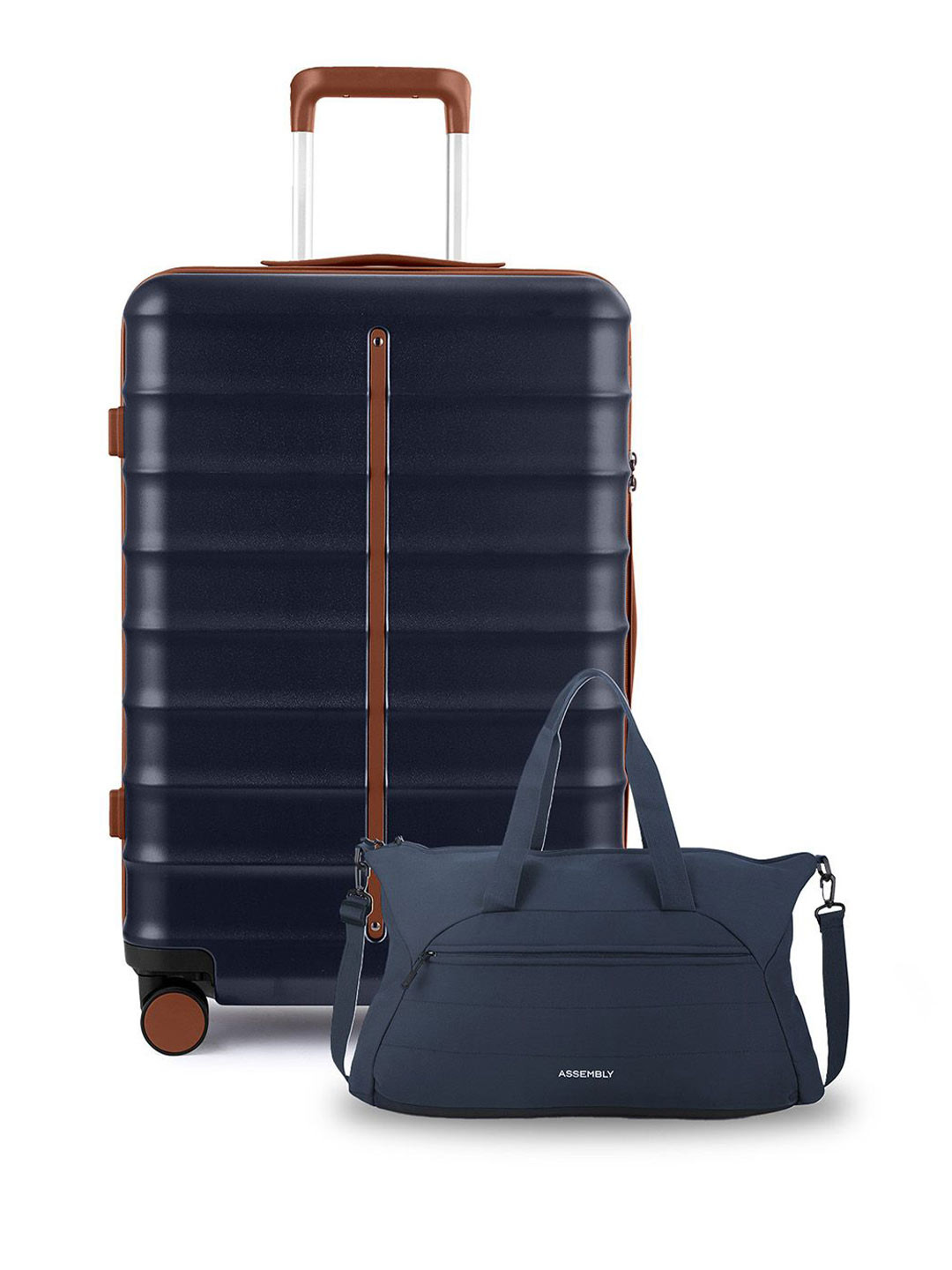 Buy Assembly Odyssey Blue Check In Lightweight Trolley Bag 28 Inches ...