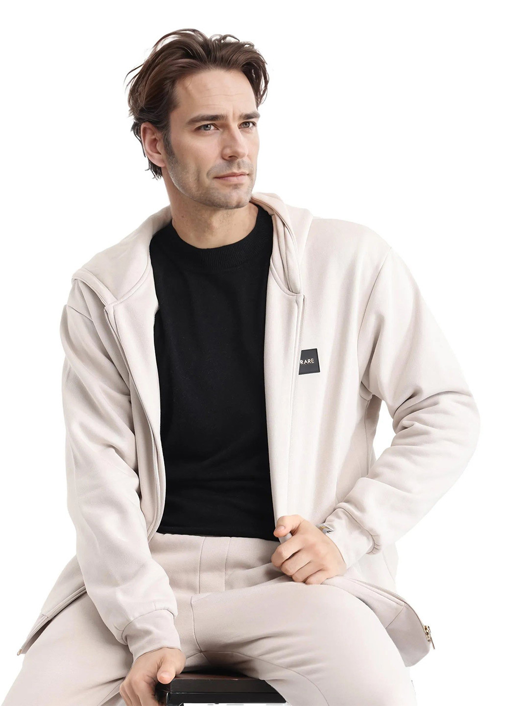 Buy RARE RABBIT Men Hooded Cotton Sweatshirt - Sweatshirts for Men ...