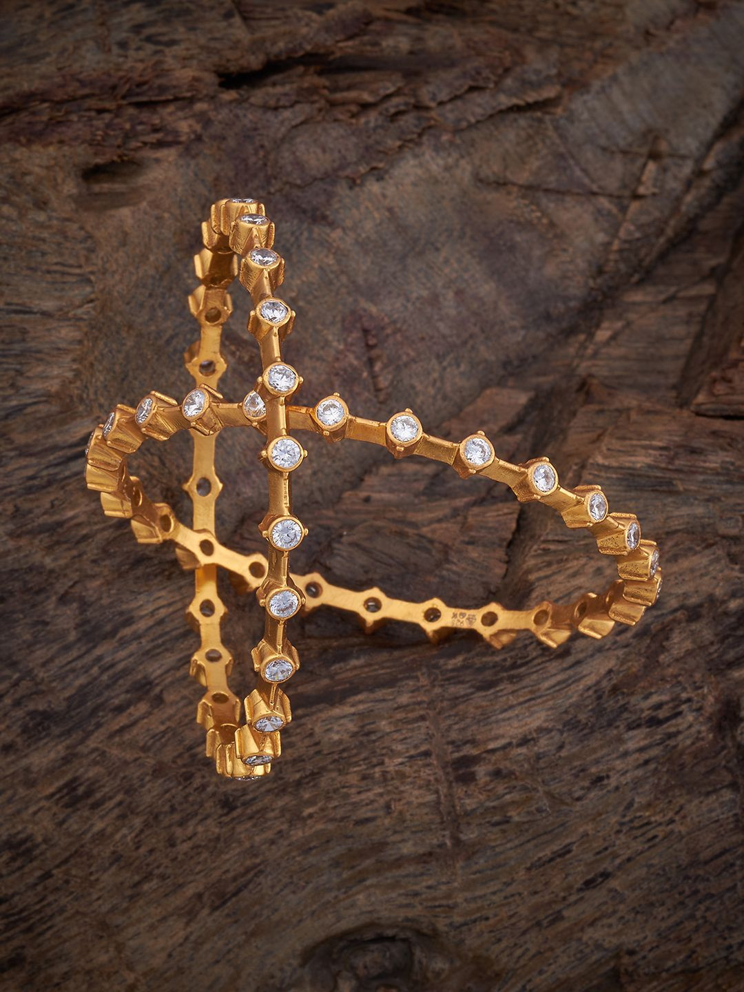 Buy Kushal's Fashion Jewellery Embellished Bridal Set Of 2 Gold Plated ...