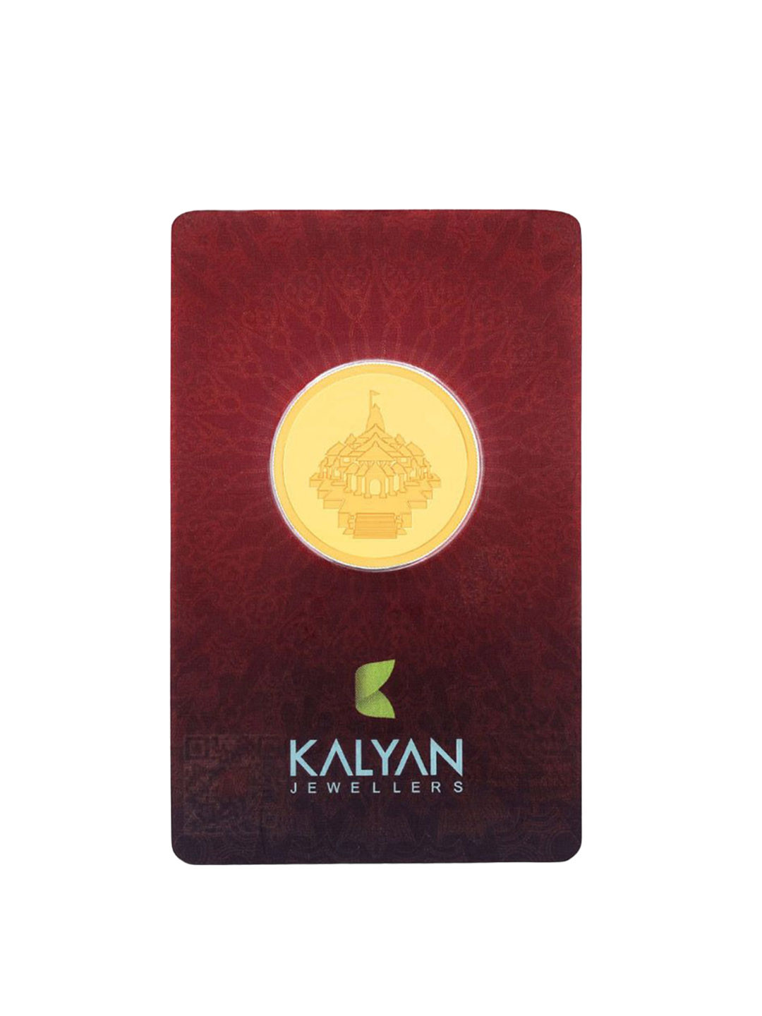 Buy Kalyan Jewellers 24K Gold Ayodhya Coin 10gm - Gold Coin for Women ...
