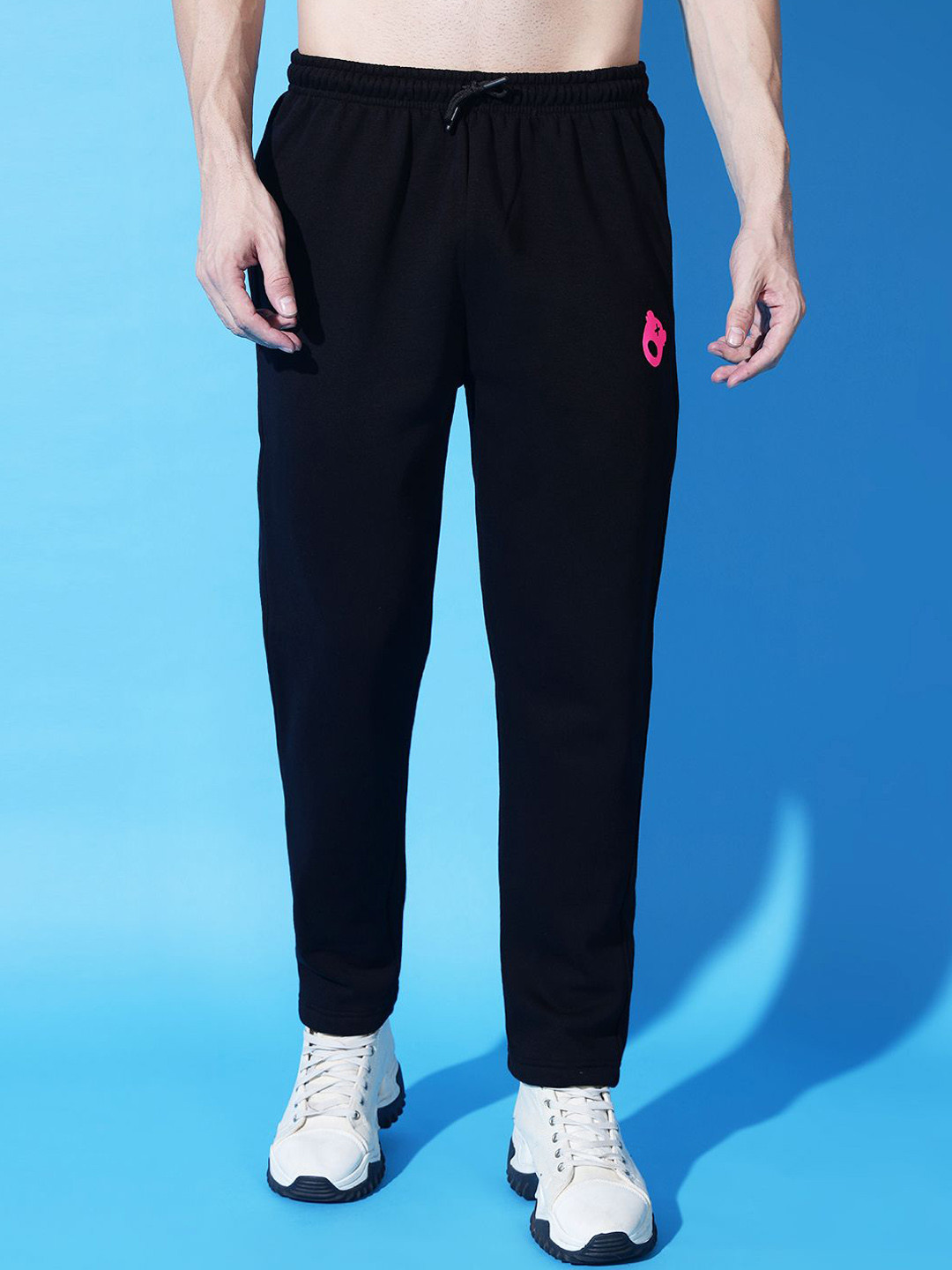 Buy GRIFFEL Men Mid Rise Regular Fit Winter Track Pants - Track Pants ...
