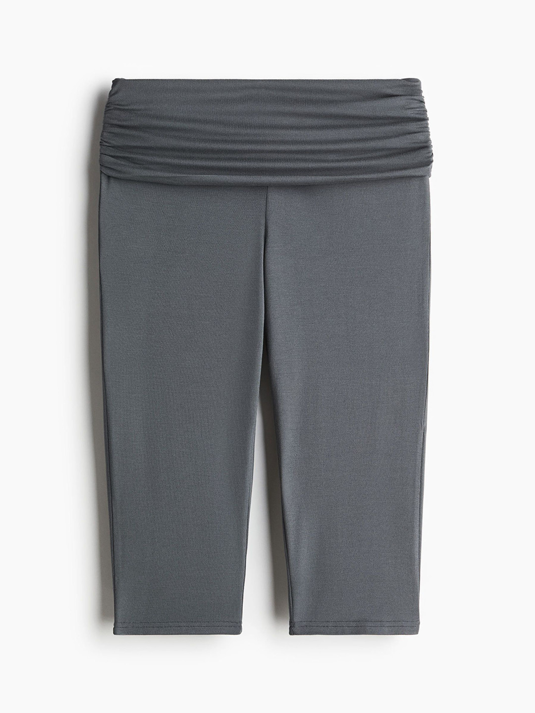 Buy H&M Women Fold Over Waist Capri Leggings - Trousers for Women ...