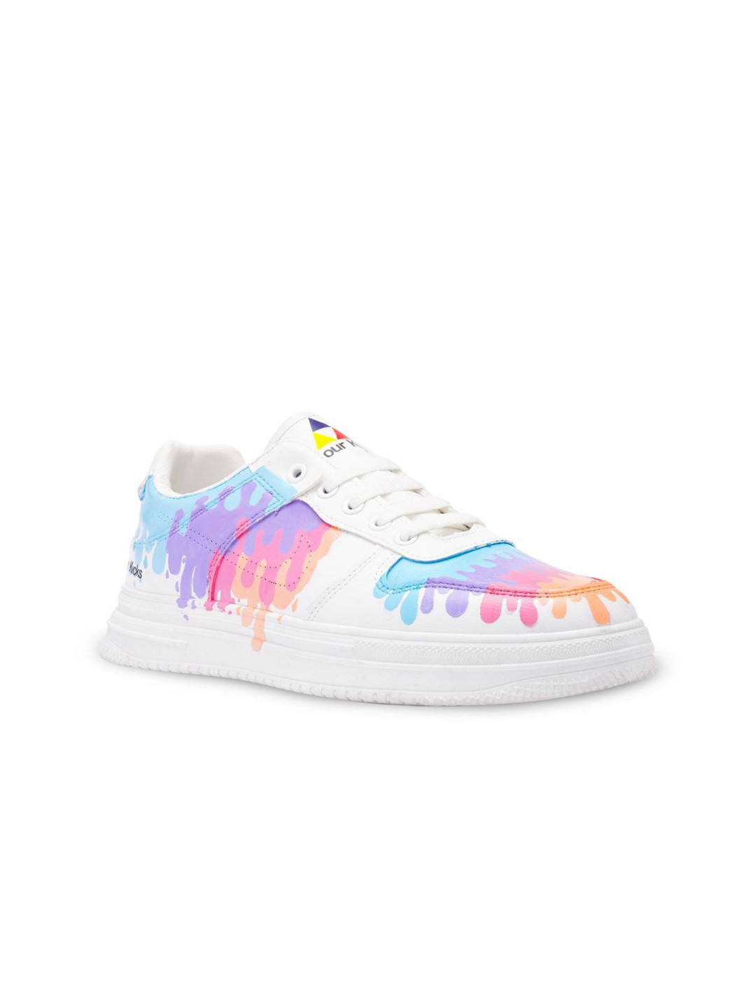Buy Colour Kicks Women Candy Droping Handpainted Sneakers - Casual ...