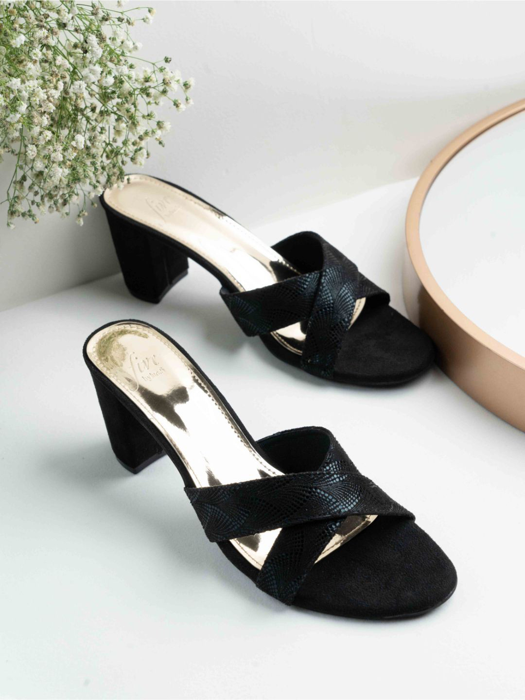 Buy Inc 5 Women Block Heel Sandals - Heels for Women 31441150 | Myntra