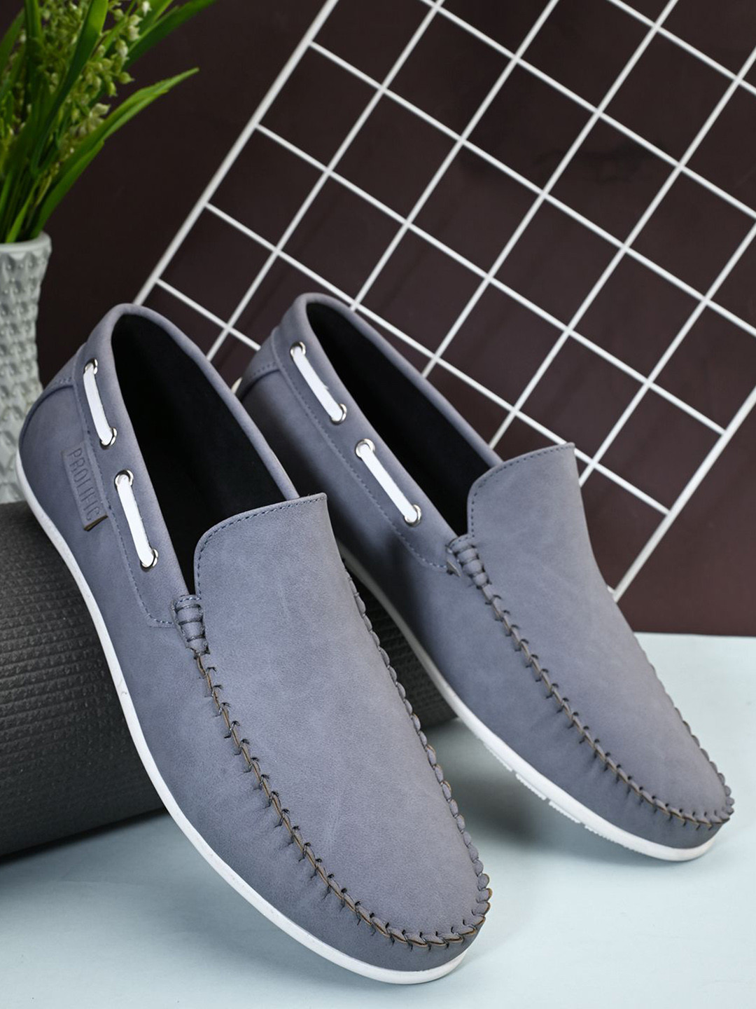 Buy Prolific Men Textured Lightweight Casual Loafers - Casual Shoes for ...