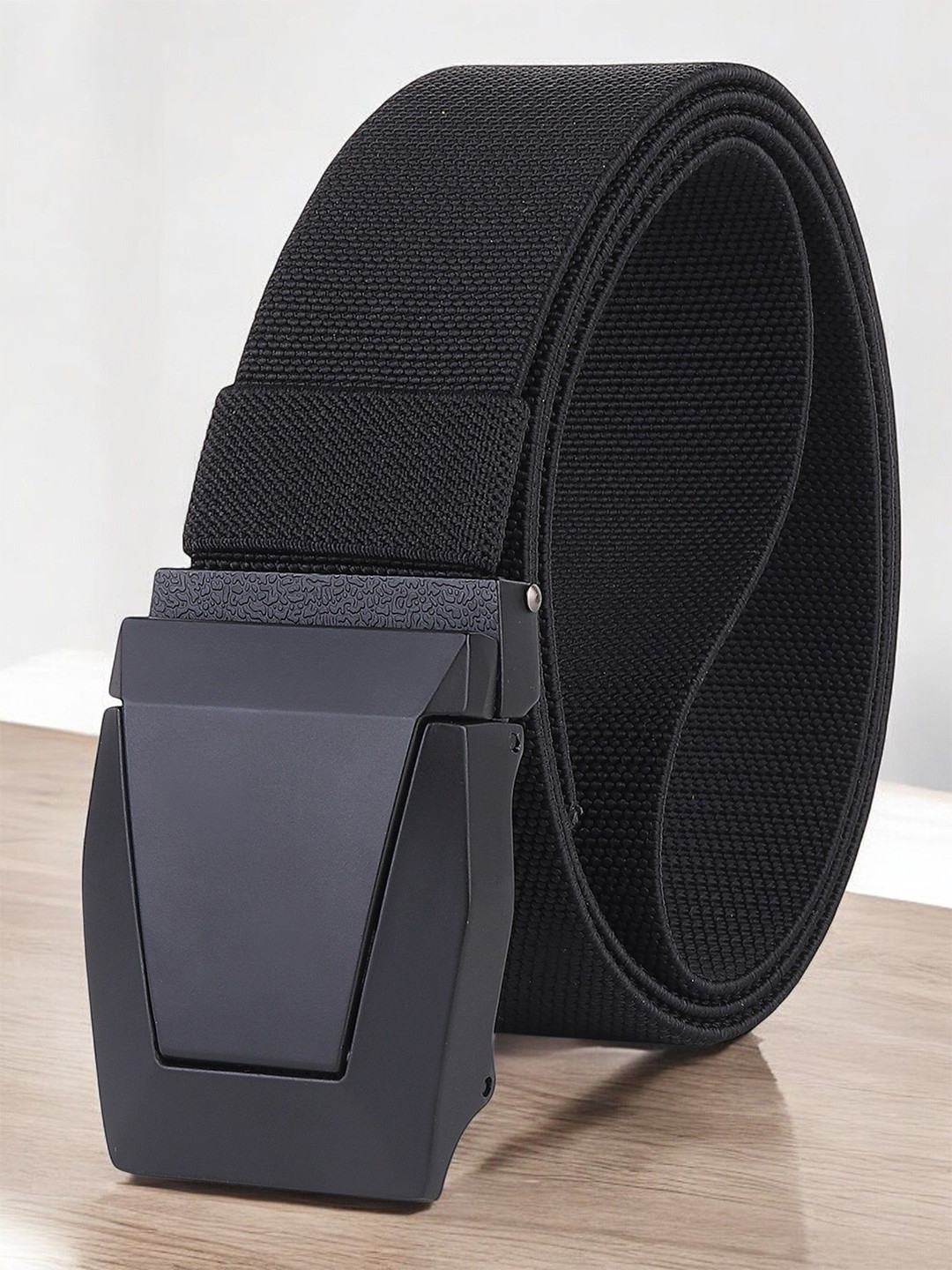 Buy INVICTUS Men Textured Belt Slider Buckle - Belts for Men 31445357 ...