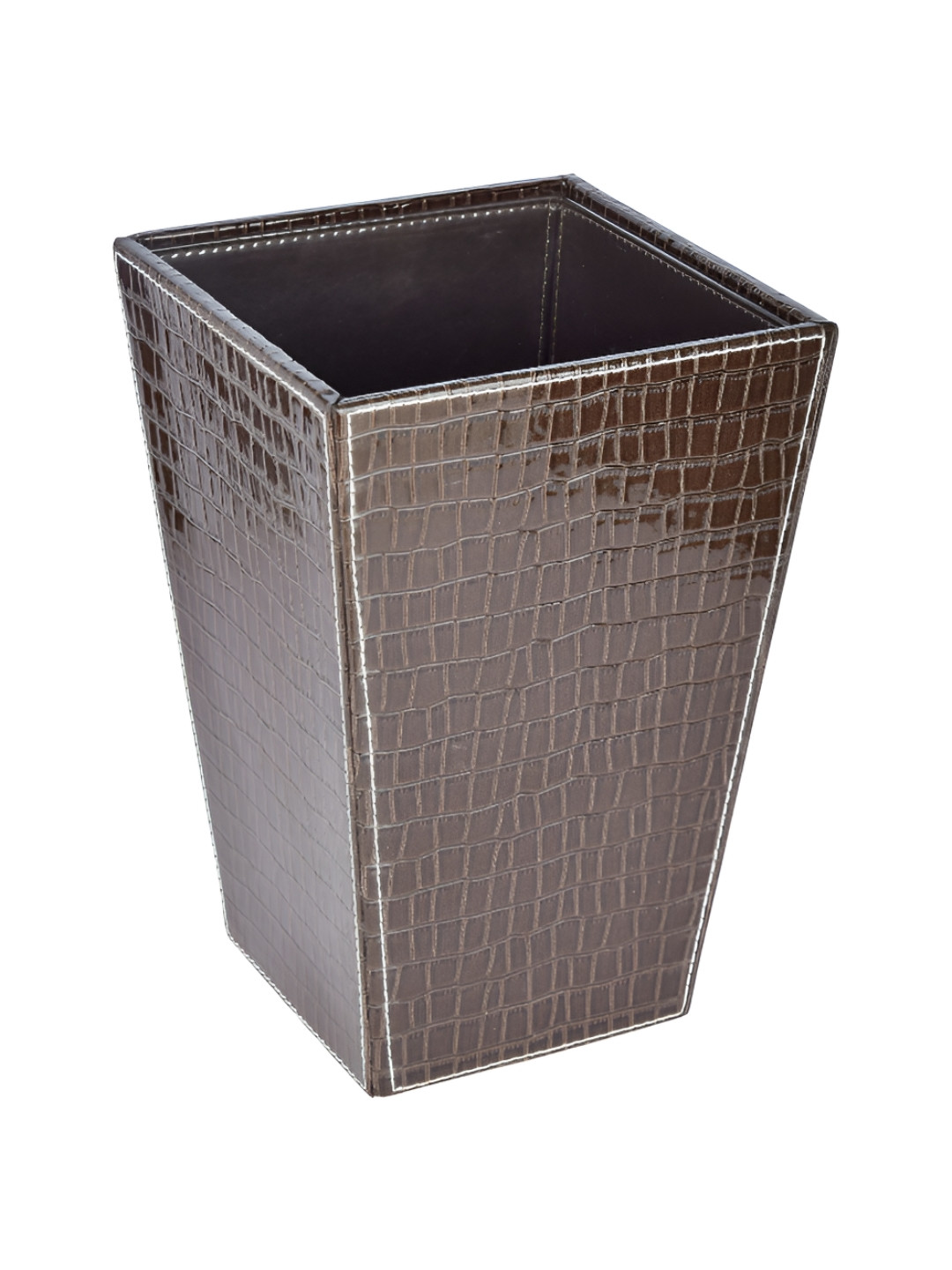 Buy Premsons Brown Textured Cone Shaped Open Dustbin 2.5 L - Bins for ...