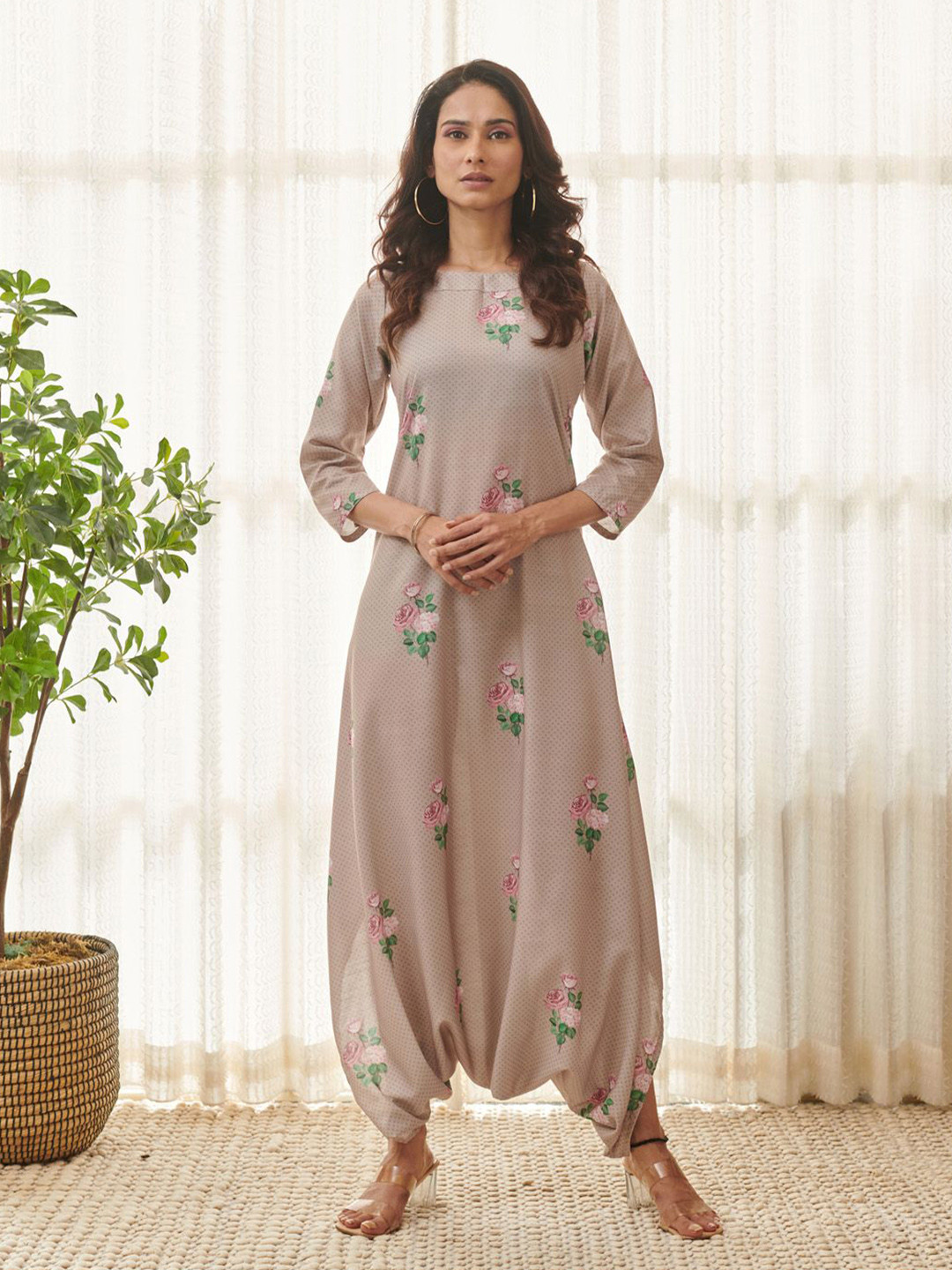 Buy Pasha Printed Basic Jumpsuit - Jumpsuit for Women 31208268 | Myntra