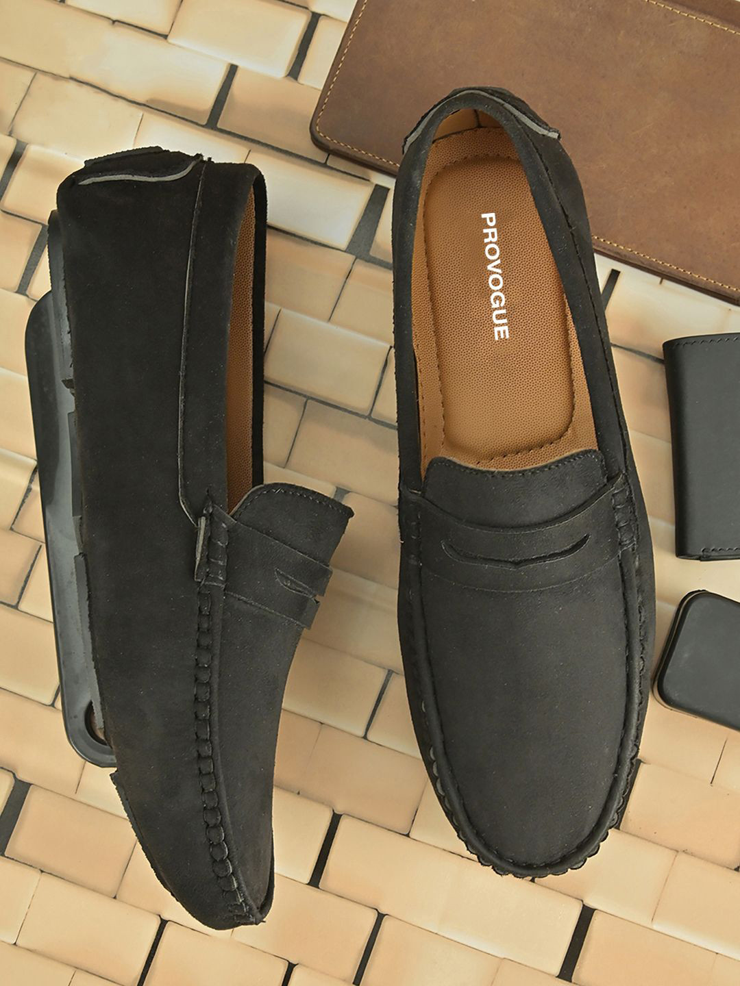 Buy Provogue Men Moisture Wicking Slip On Loafers - Casual Shoes for ...