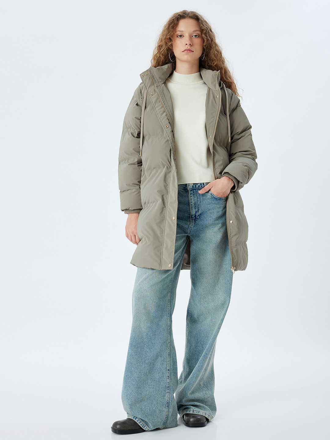 Buy Koton Hooded Puffer Jacket - Jackets for Women 31193235 | Myntra