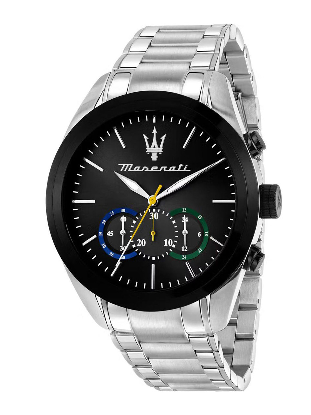 Buy Maserati Men Dial & Stainless Steel Straps Analogue Multi Function ...