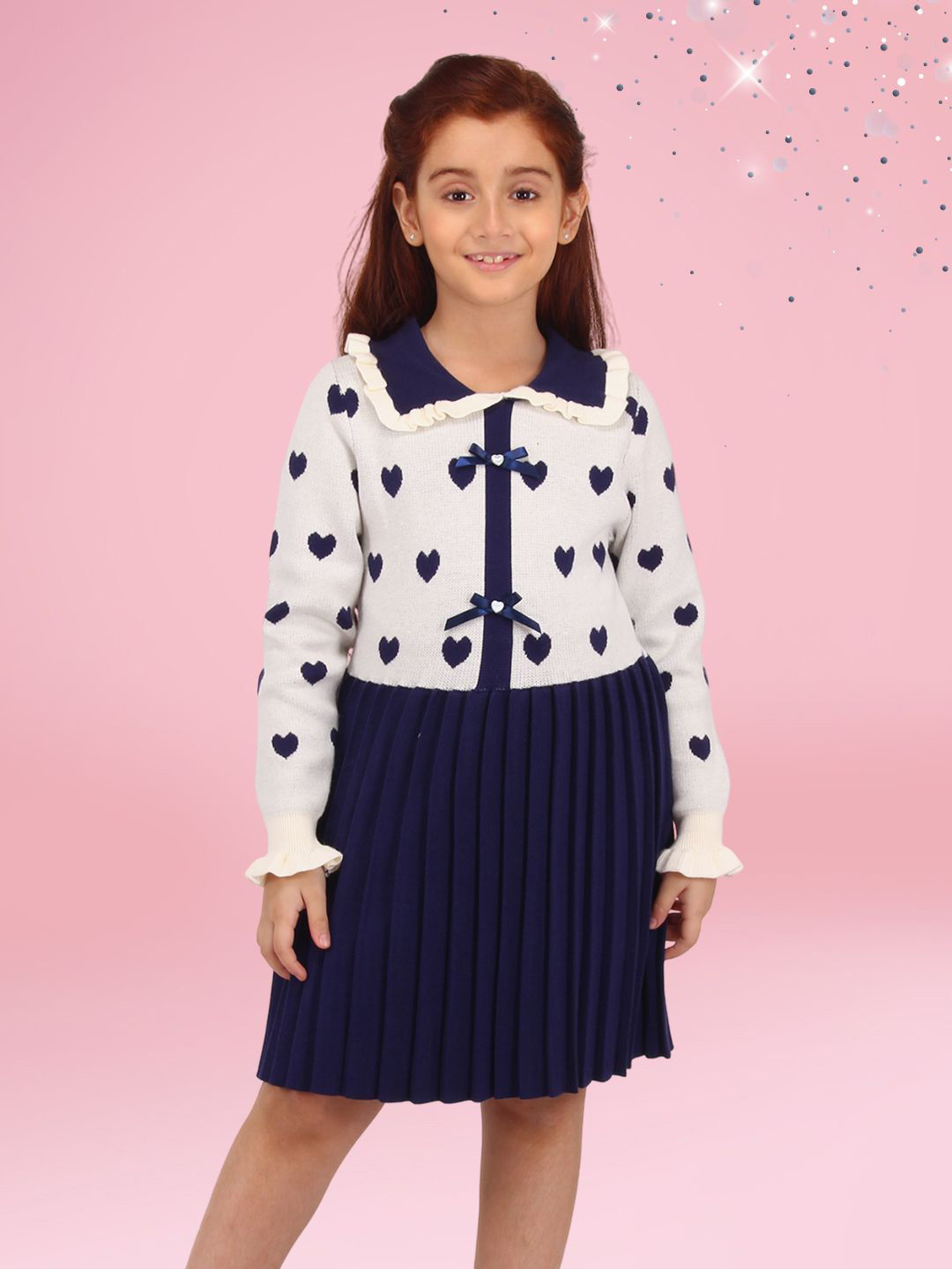 Buy CUTECUMBER Girls Graphic Printed Gathered Or Pleated Fit & Flare Dress - Dresses for Girls ...