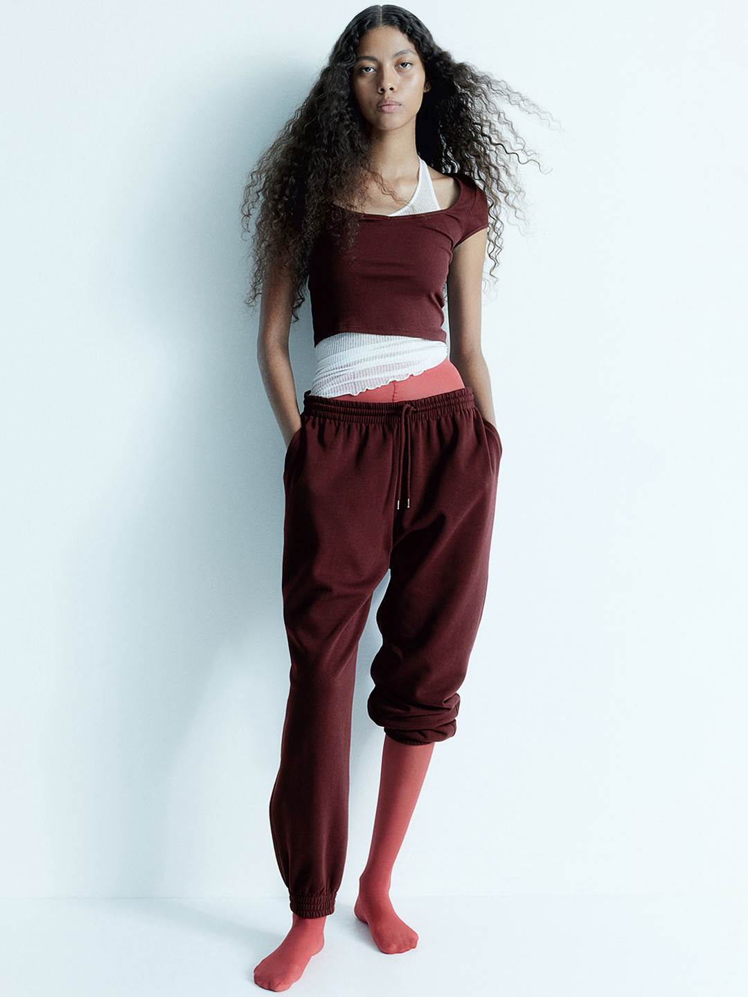 Buy H&M Women High Waisted Joggers - Trousers for Women 31216574 | Myntra