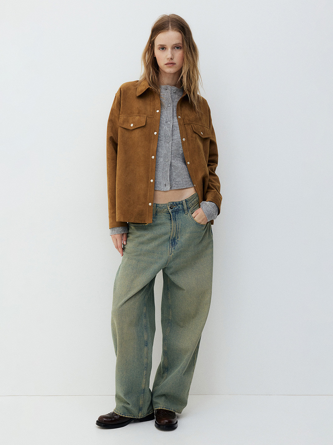 Buy H&M Long Sleeve Napped Shirt - Shirts for Women 31218316 | Myntra