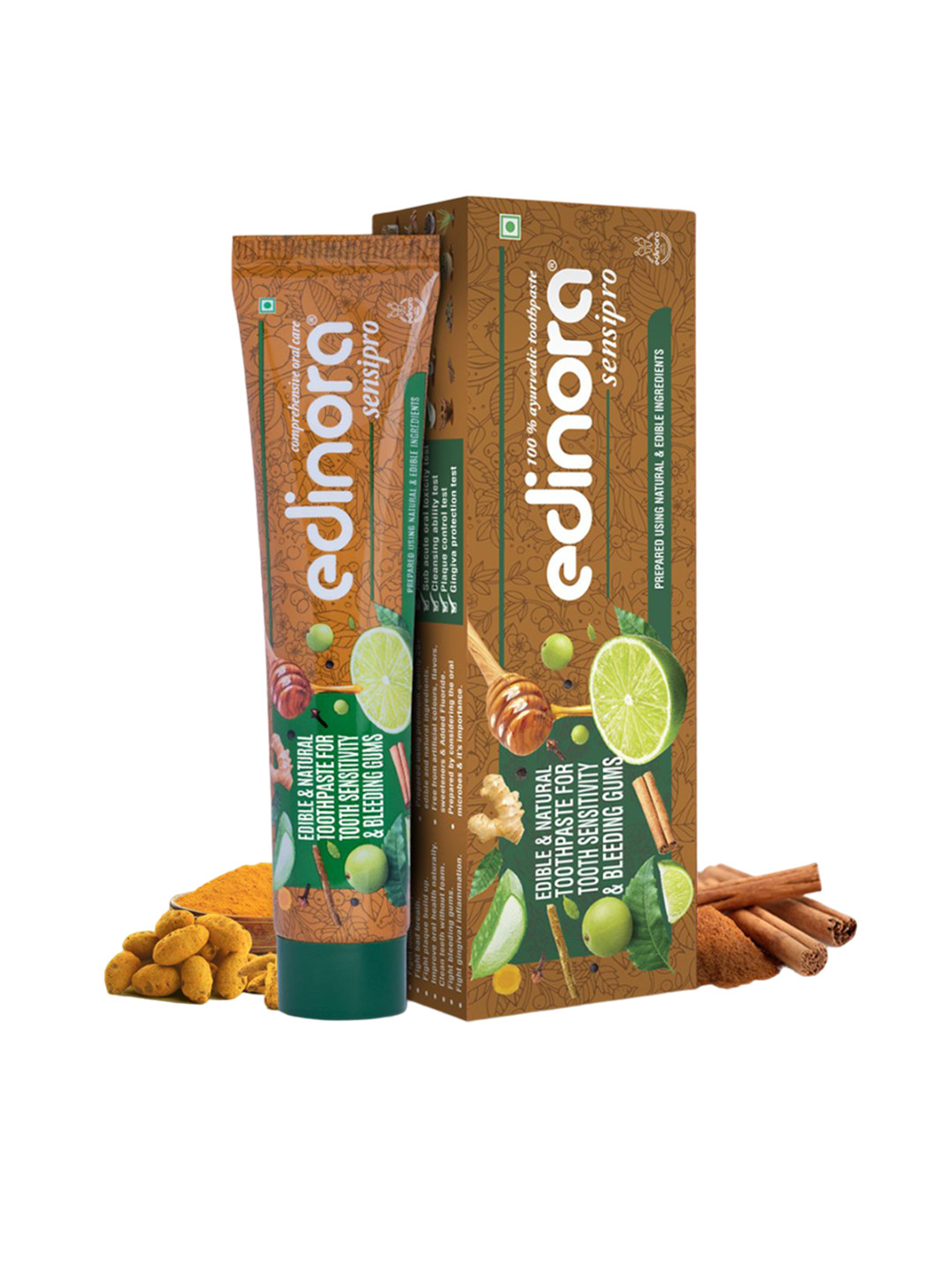 Buy EDINORA Sensipro Comprehensive Oral Care Ayurvedic Toothpaste 45 G ...