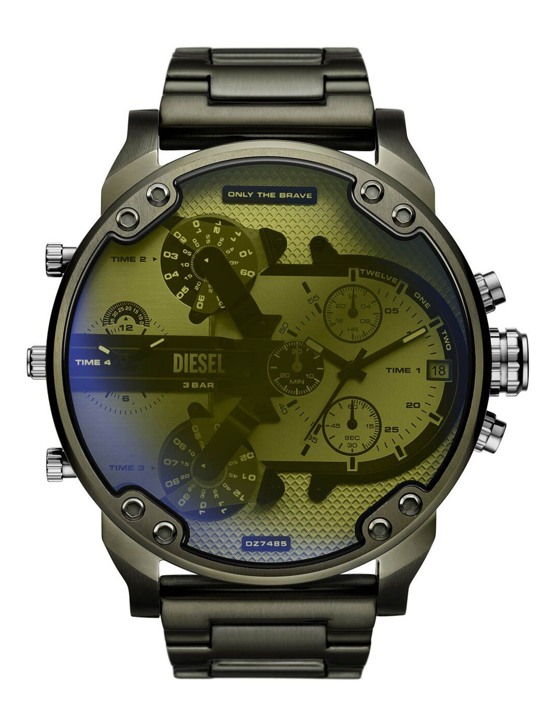 Buy DIESEL Men Dial & Stainless Steel Straps Analogue Watch AK_DZ7485 ...