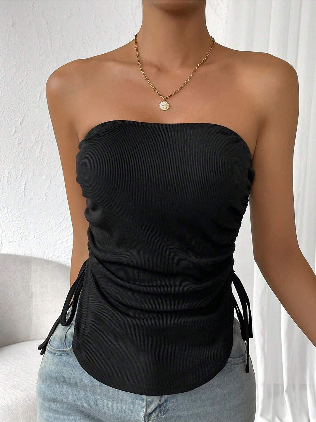 Buy HERE&NOW Women Solid Tube Top - Tops for Women 31245444 | Myntra