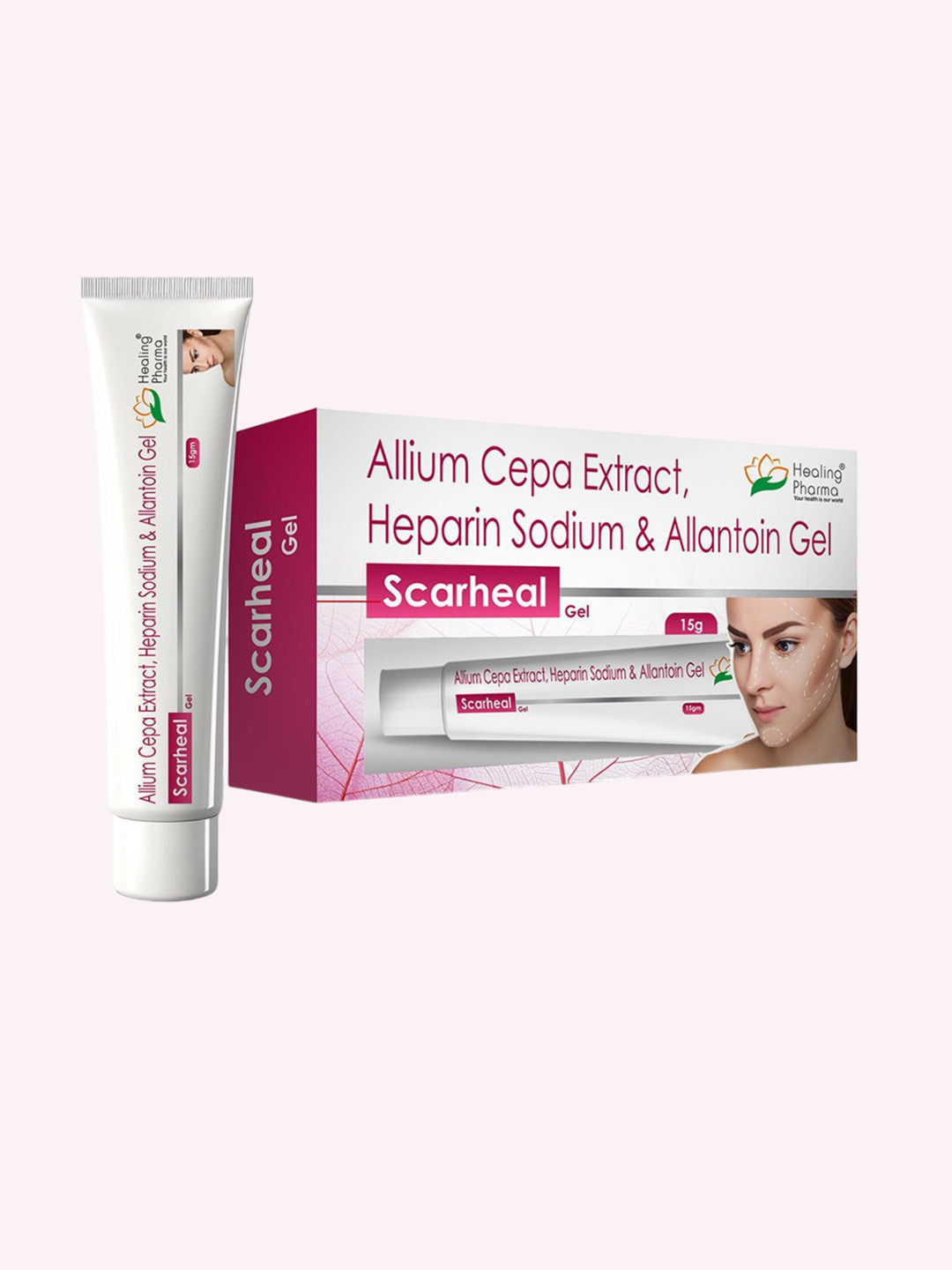 Buy Healing Pharma Scarheal Gel With Allantoin & Heparin 15 G - Body ...