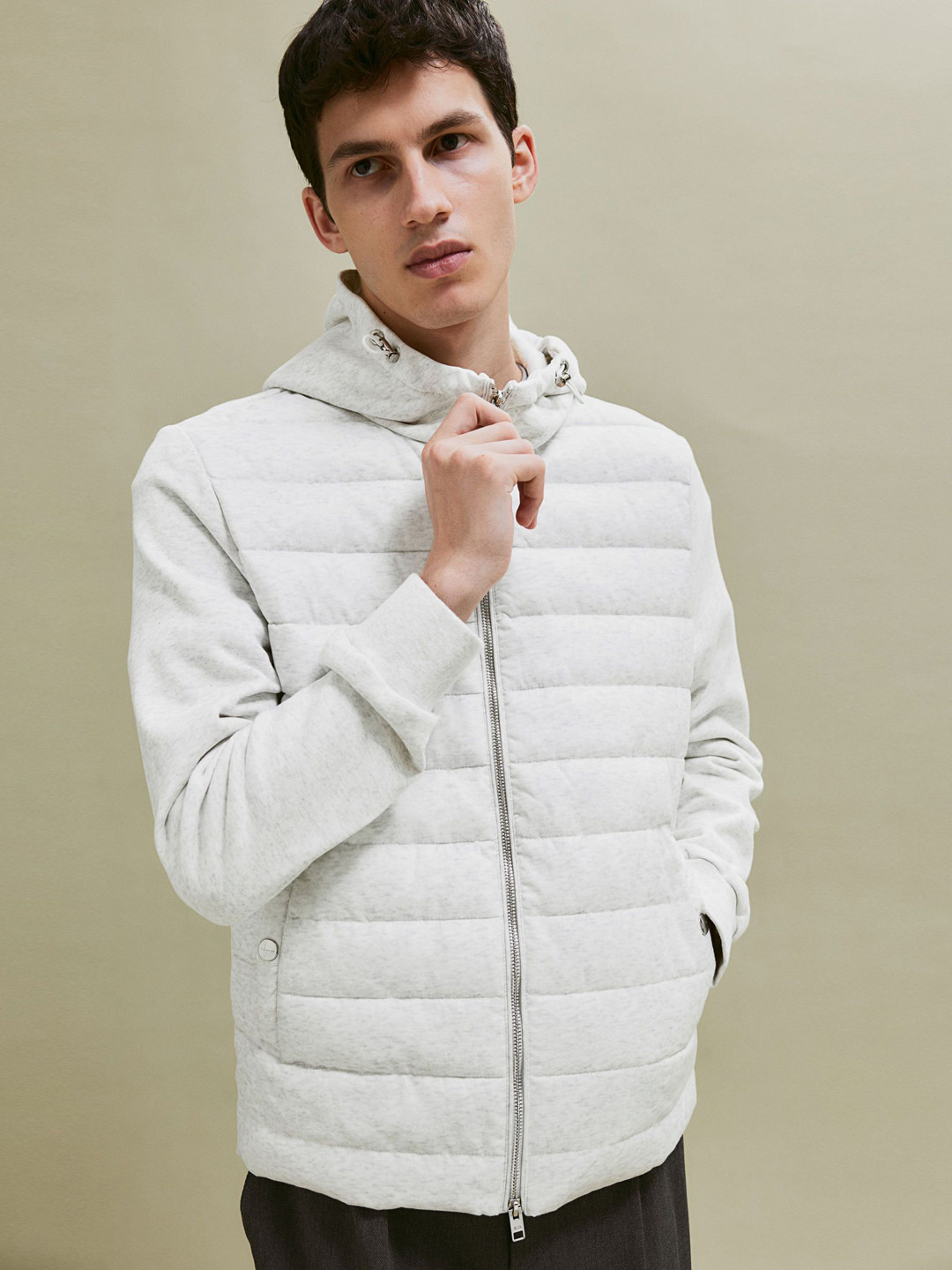 Buy H&M Zipper Hybrid Jacket - Jackets for Men 30881983 | Myntra