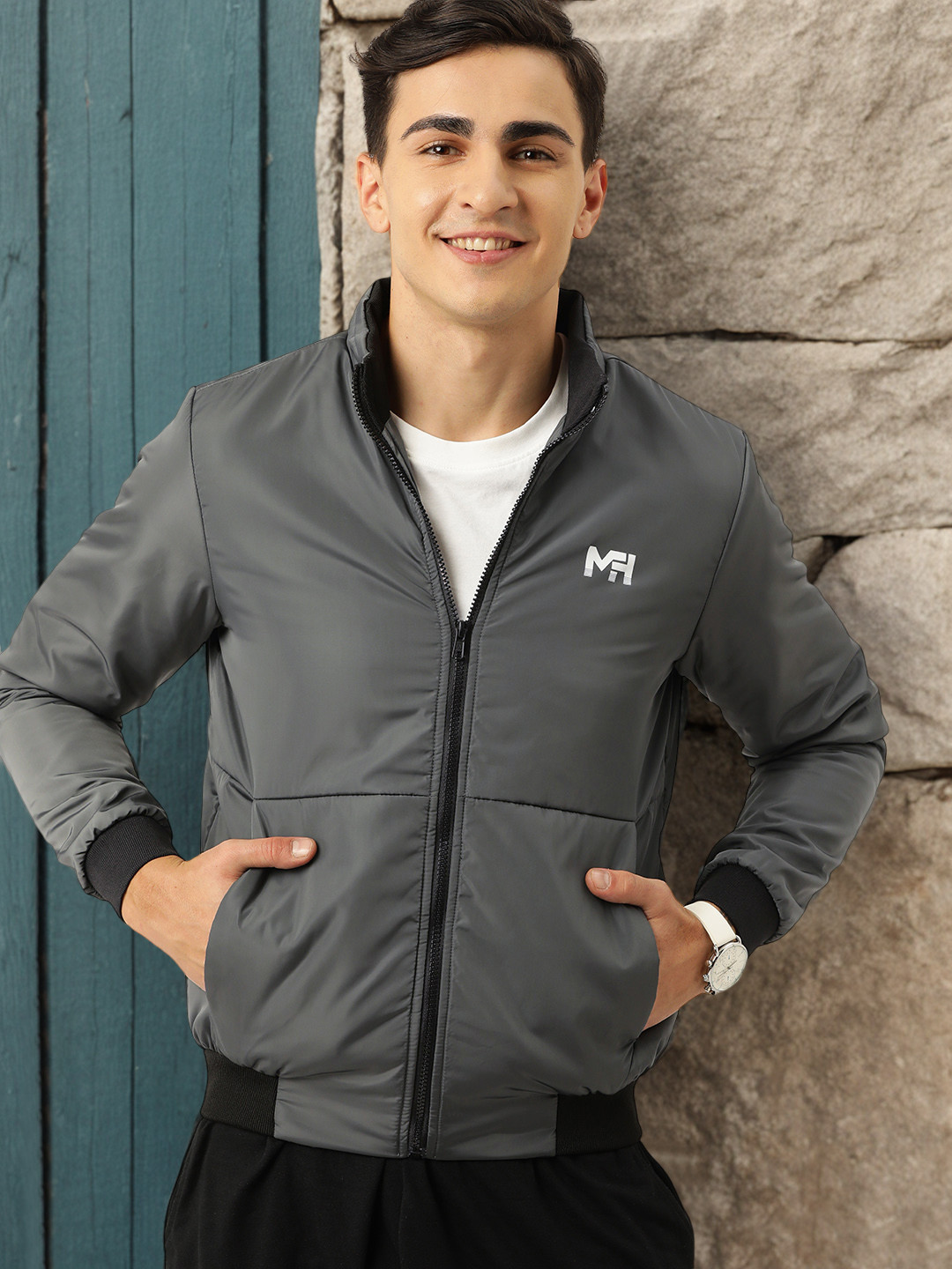 Buy Mast & Harbour Mock Collar Padded Jacket - Jackets for Men 23496856 ...