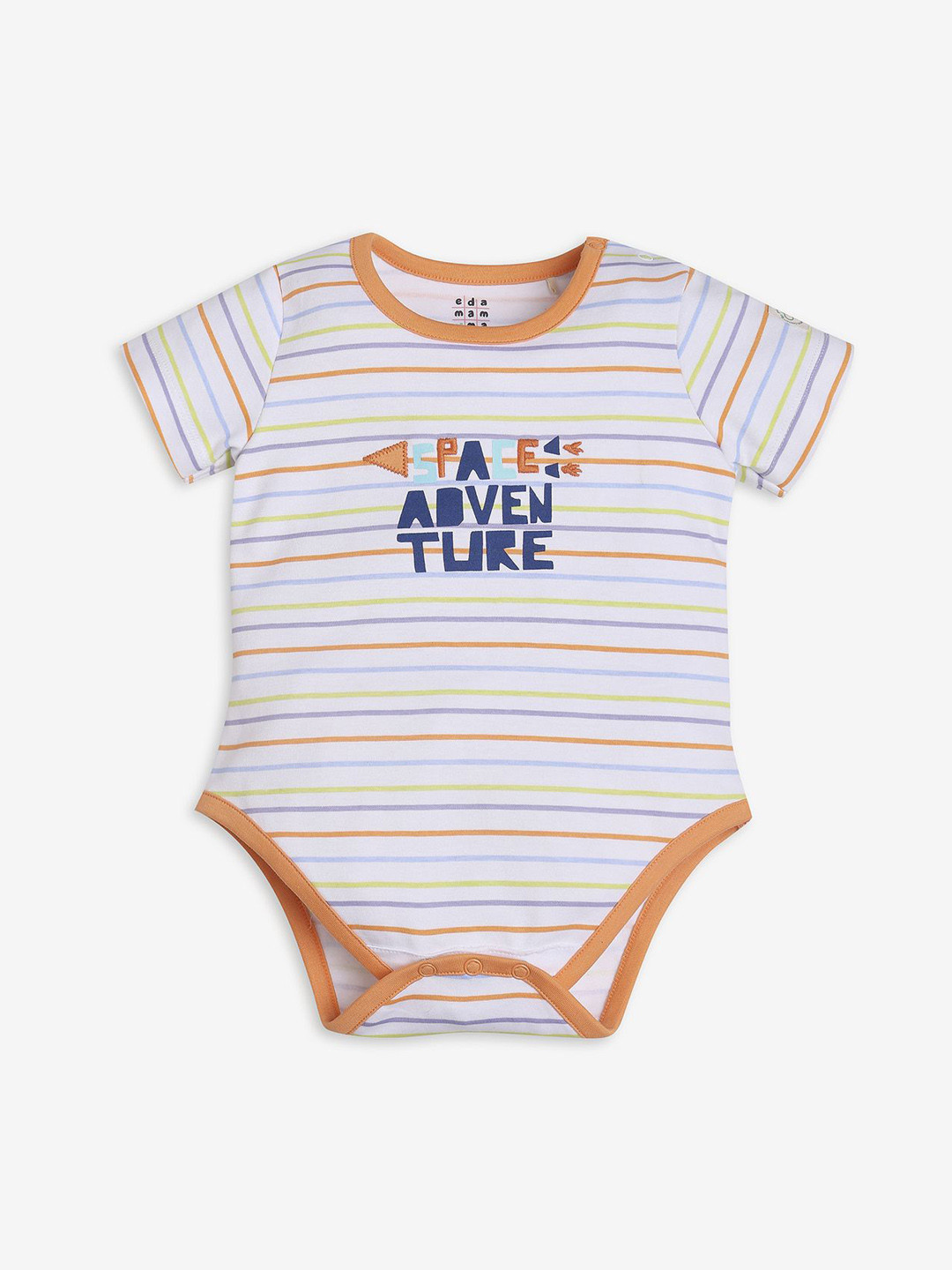 Buy Ed A Mamma Baby Infants Striped Cotton Bodysuit - Bodysuit for ...