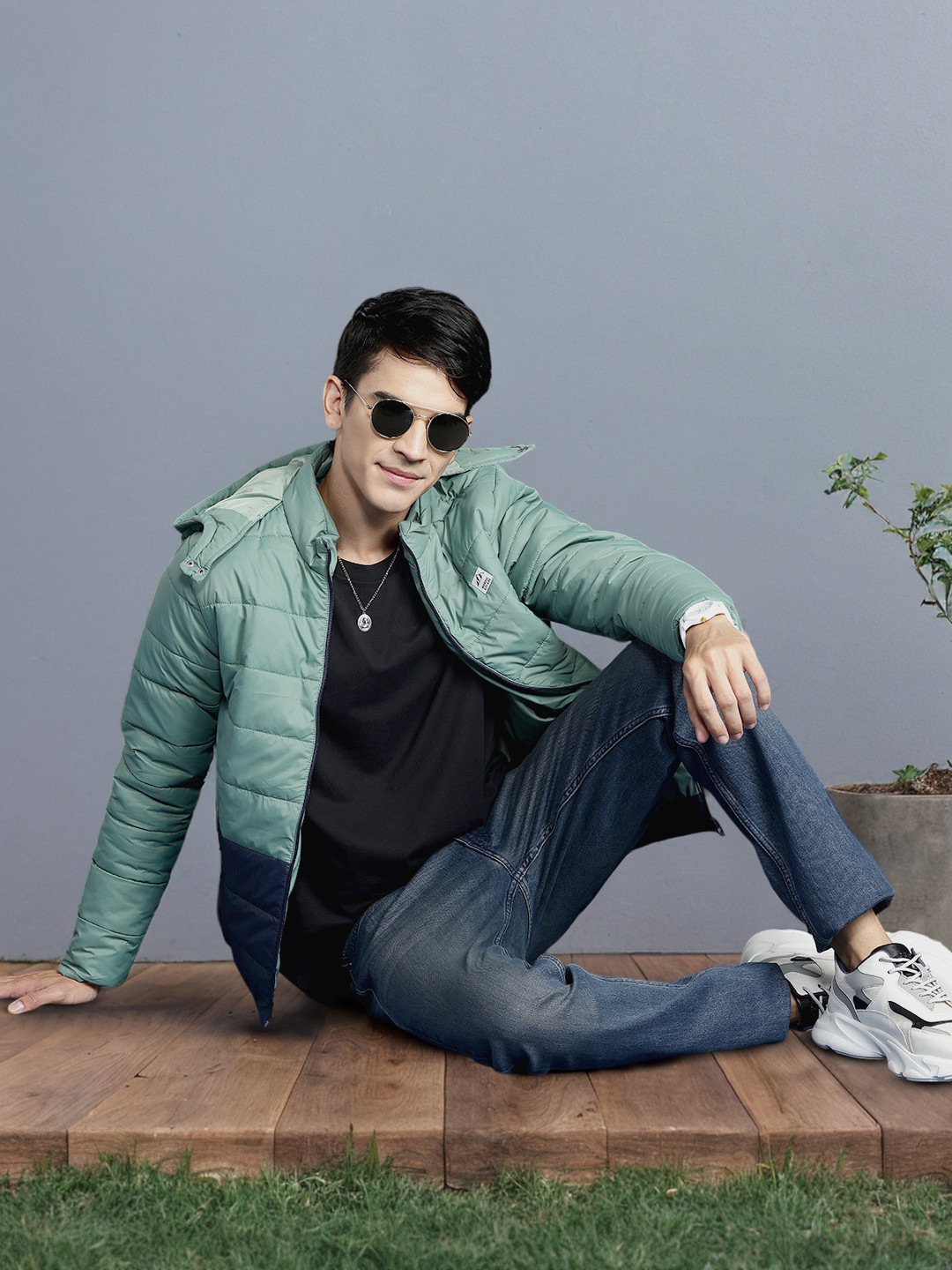 Buy Mast & Harbour Colourblocked Padded Jacket - Jackets for Men ...