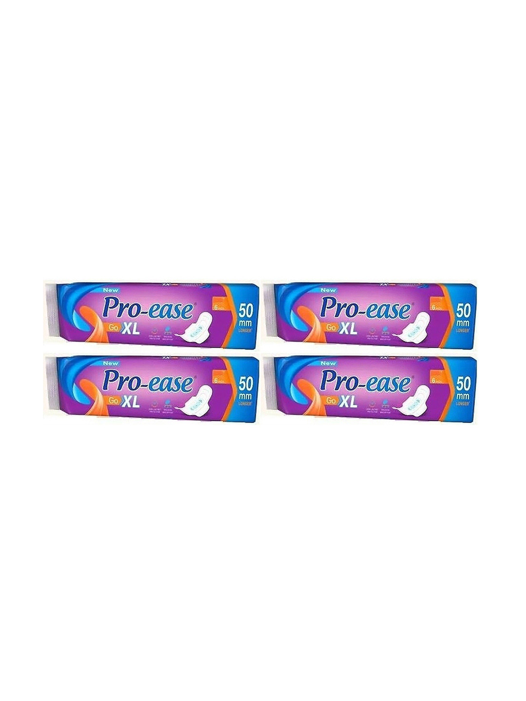 Buy Pro Ease Set Of 4 XL Sanitary Pad 6 Pieces Each - Sanitary Napkins ...