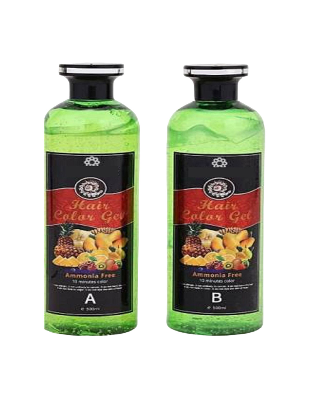 Buy Colormate Hair Color Gel 500 Ml Each Natural Black - Hair Colour ...