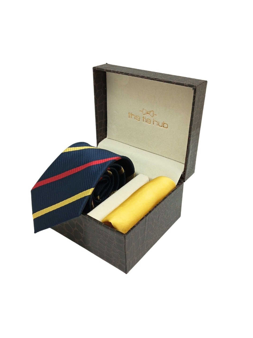 Buy The Tie Hub Men Accessory Gift Set Of Tie & Pocket Square ...