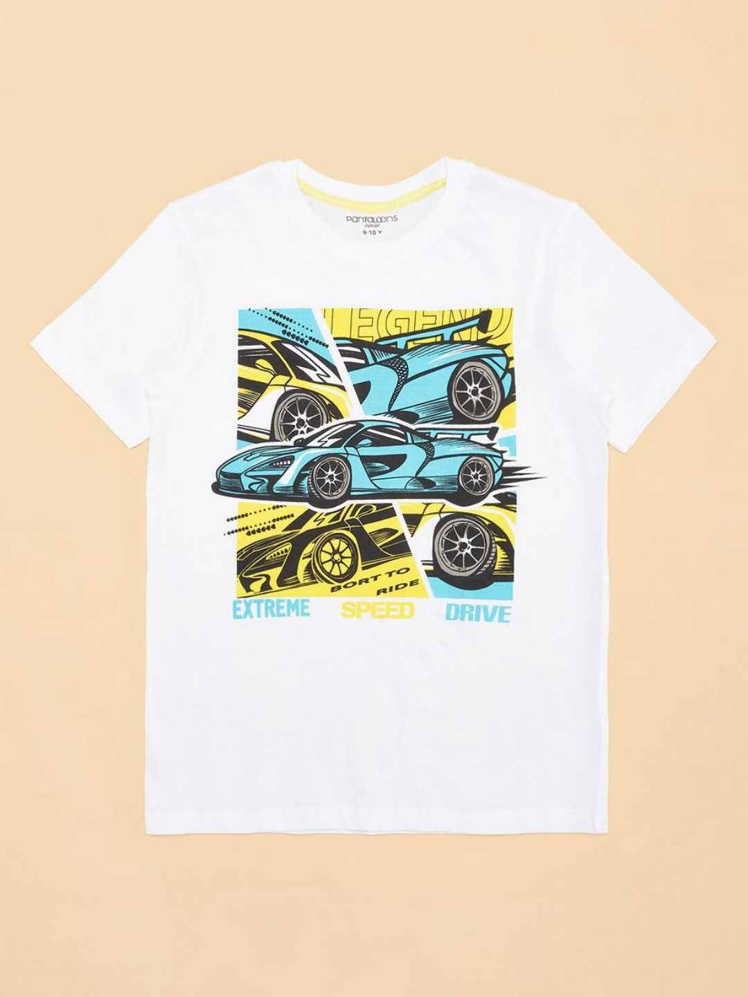 Buy Pantaloons Junior Boys Graphic Printed Round Neck Cotton T Shirt ...