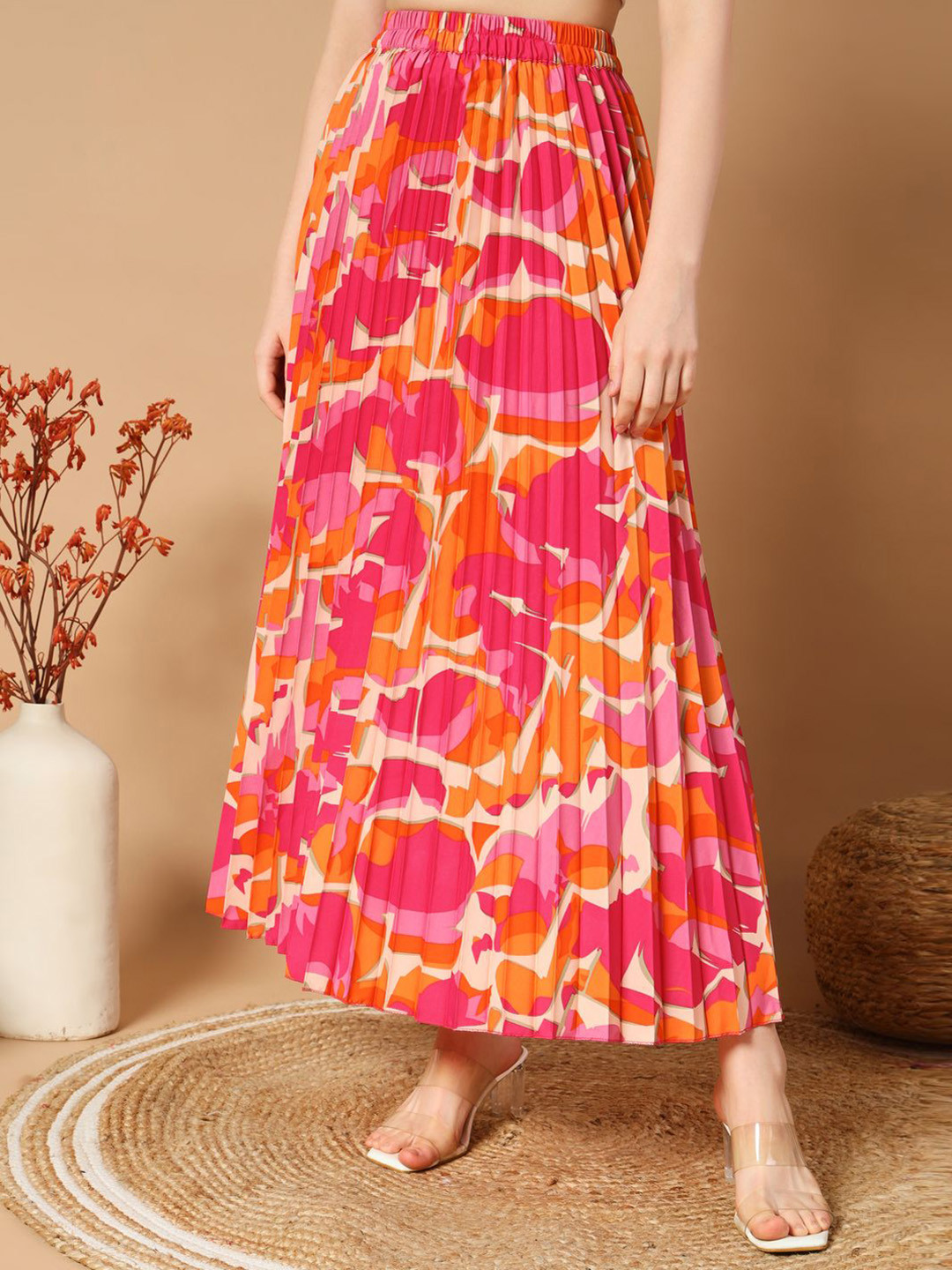 Buy ZWERLON Women Printed Flared Maxi Skirt - Skirts for Women 30911133 ...